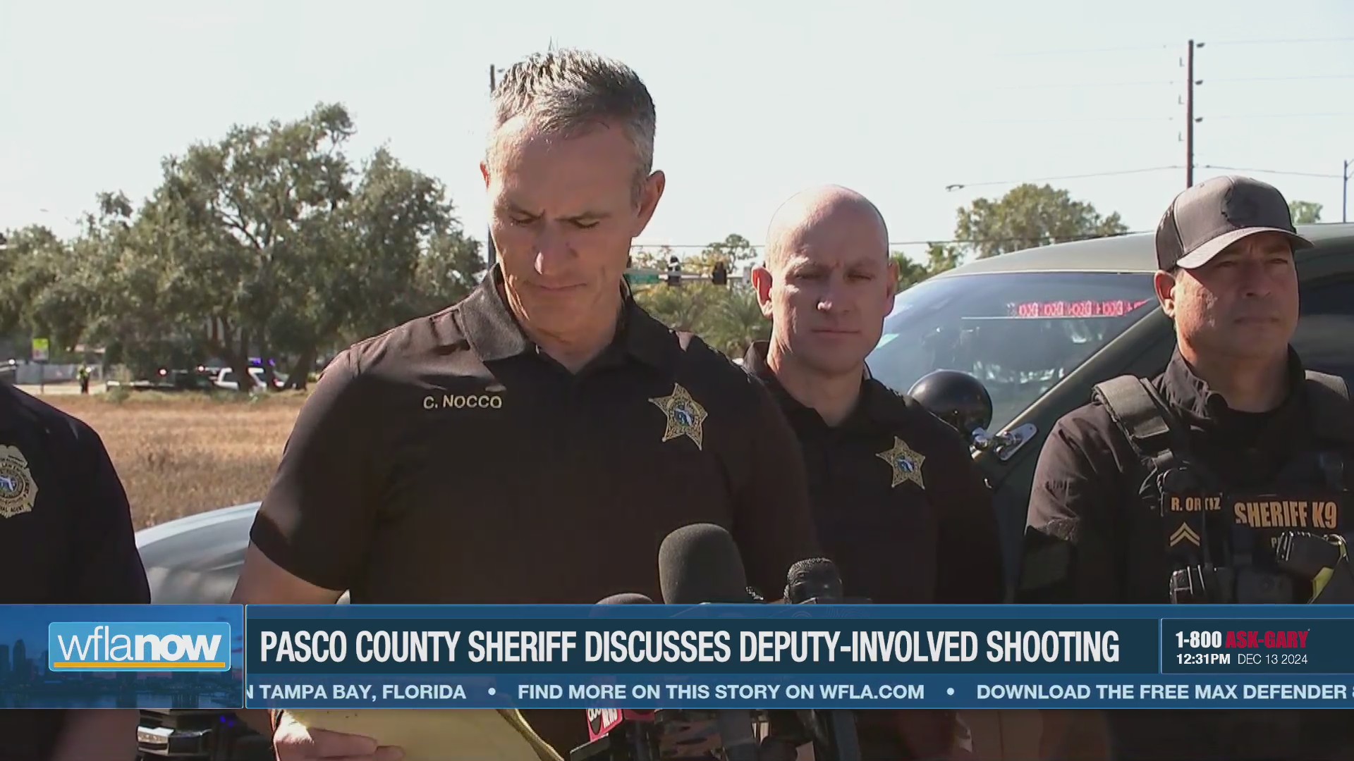 Pasco Sheriff describes deputy-involved shooting – WFLA