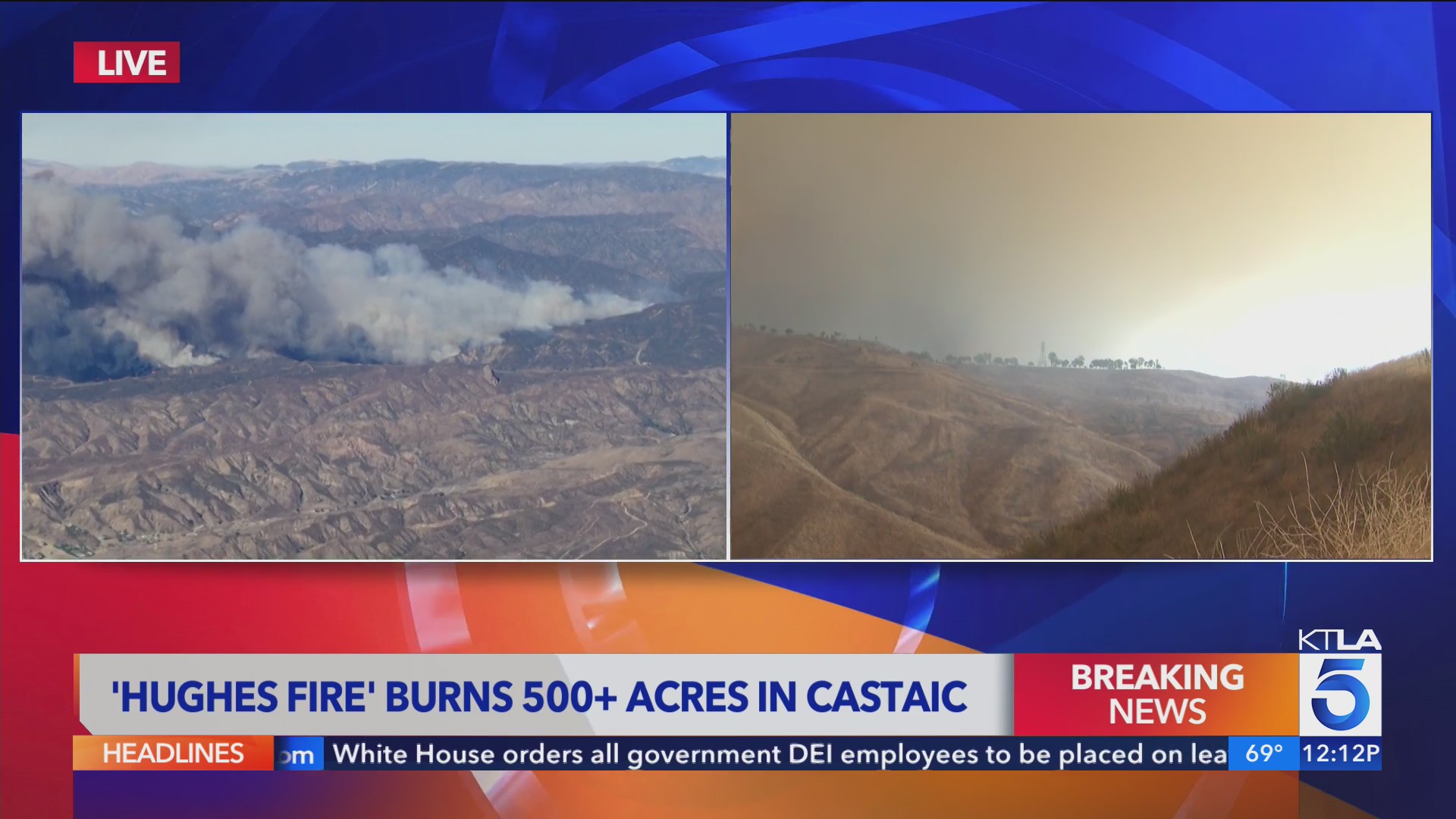 Mandatory evacuations, warnings ordered due to Hughes Fire: Here’s how ...