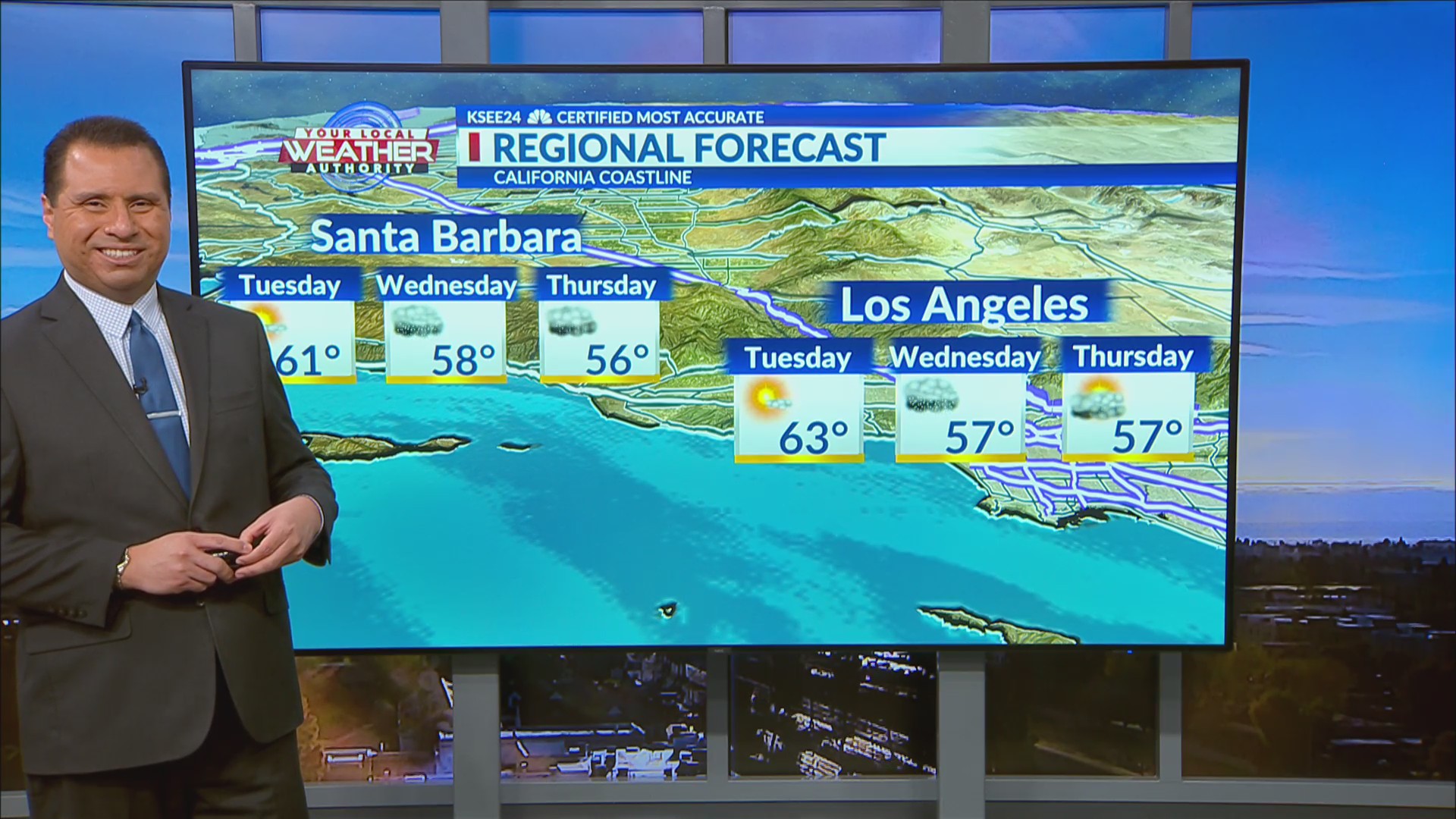Tuesday Sierra Forecast – CBS47 and KSEE24 | News from ...