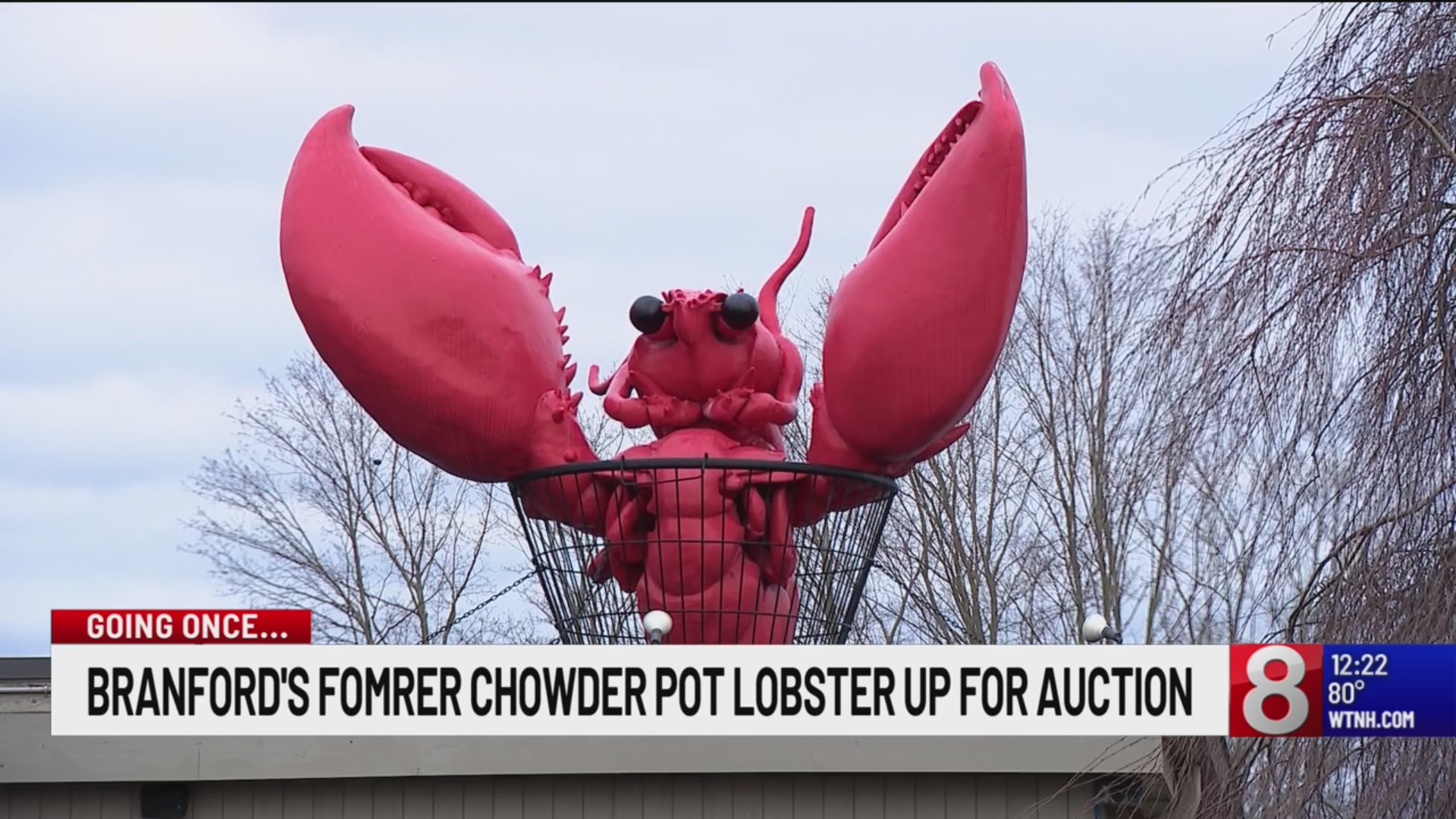 Iconic Chowder Pot III lobster up for auction – WTNH.com