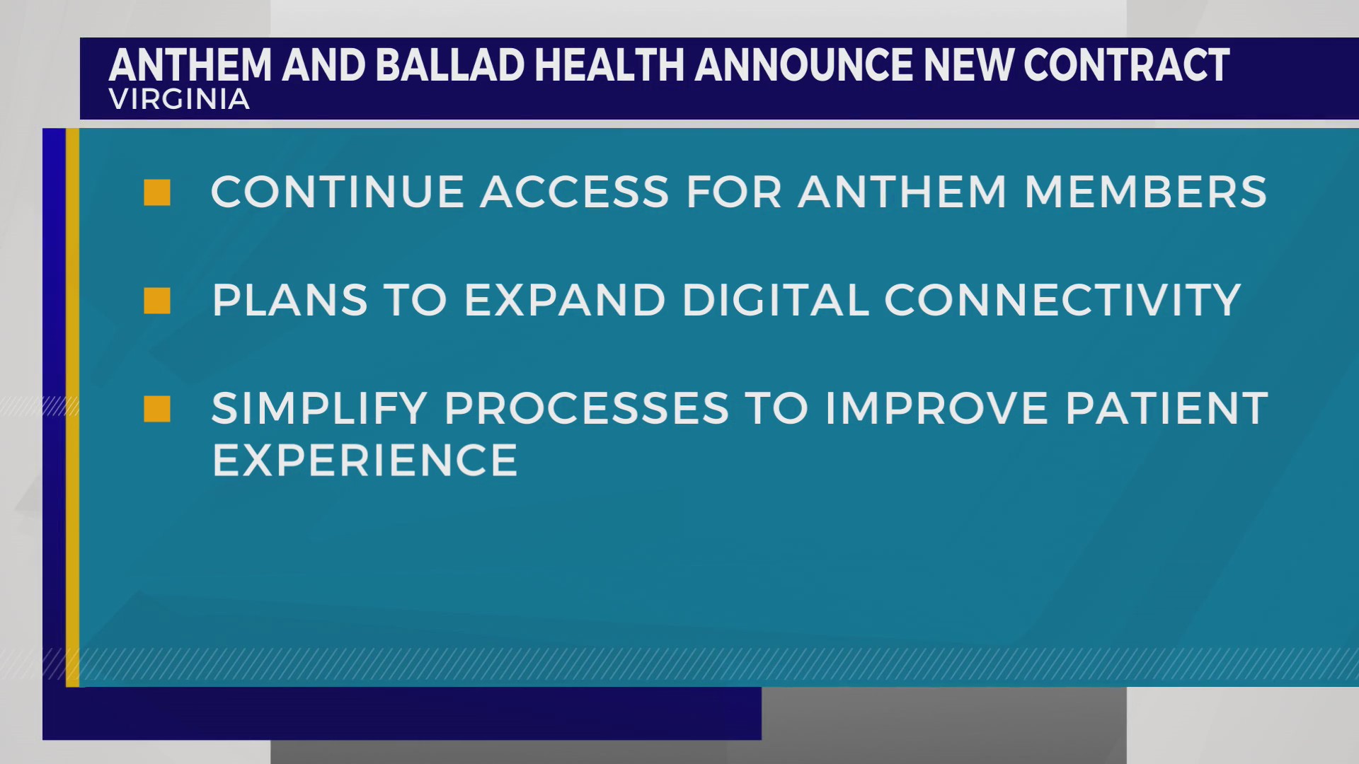 Ballad Health and Anthem sign new contract – WJHL | Tri-Cities News ...