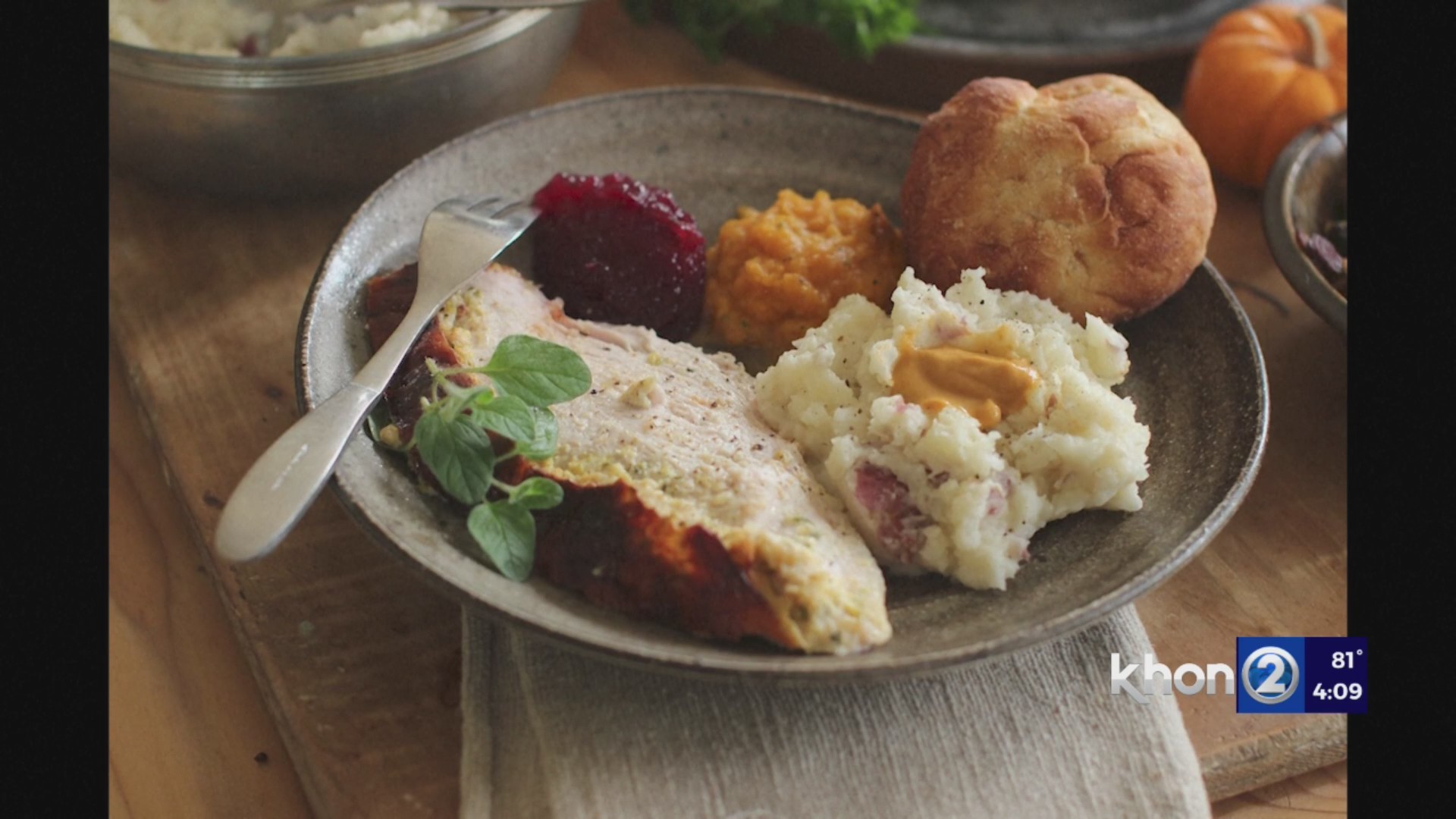 CDC warns of increased risk of food poisoning during Thanksgiving – KHON2
