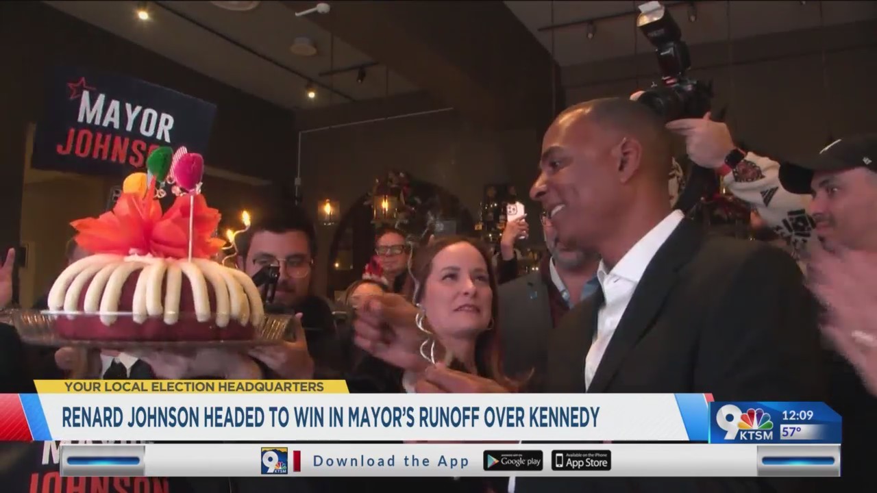 Renard Johnson headed to win in mayor’s runoff over Kennedy – KTSM 9 News