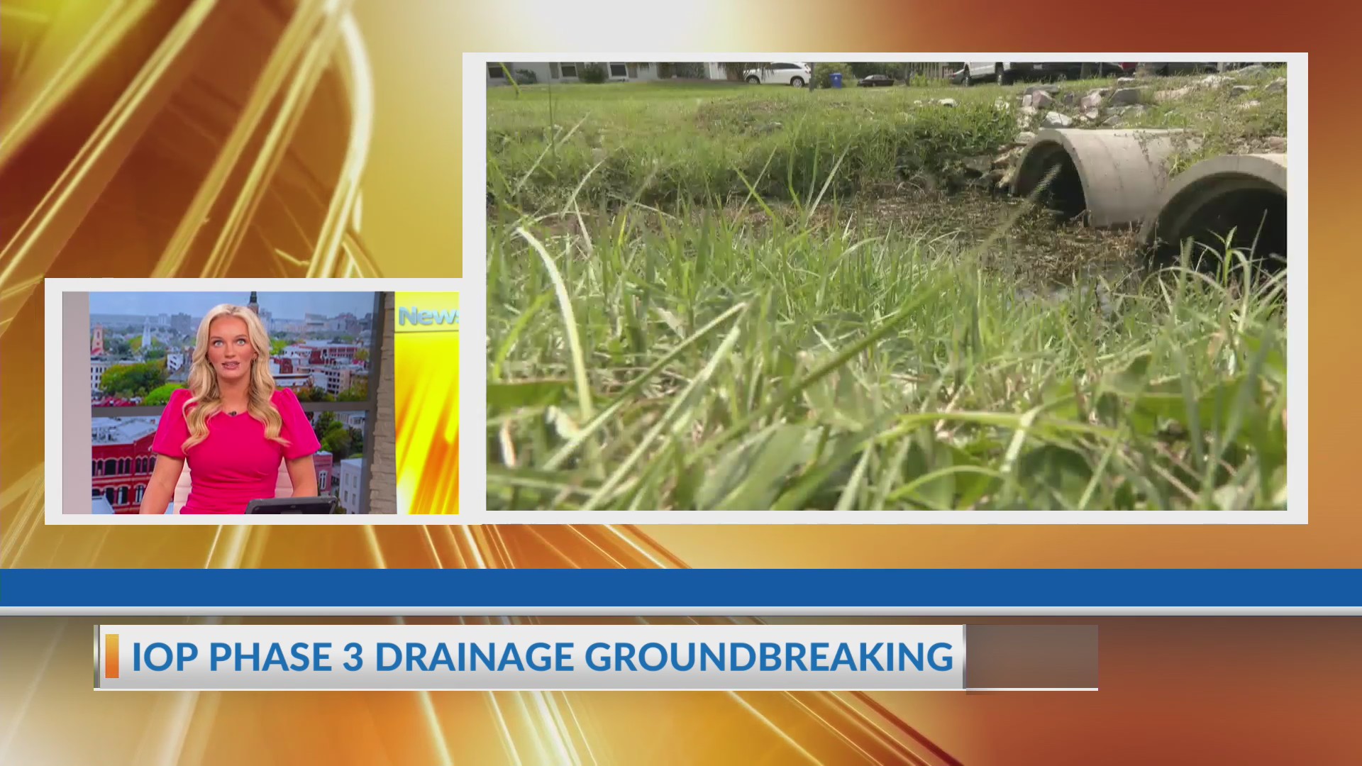 IOP phase 3 drainage groundbreaking – WCBD News 2