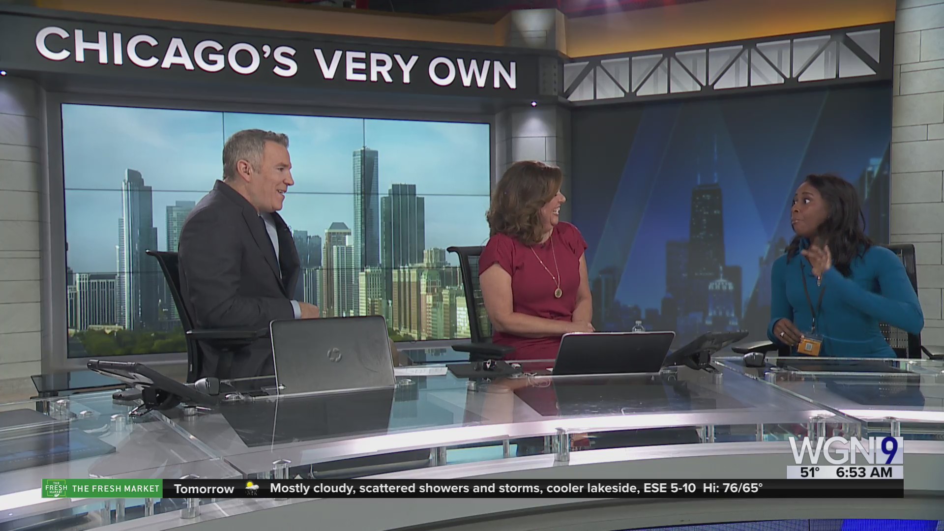 “Corporate Erin” stops by for a quick meeting about the Chicago pope ...