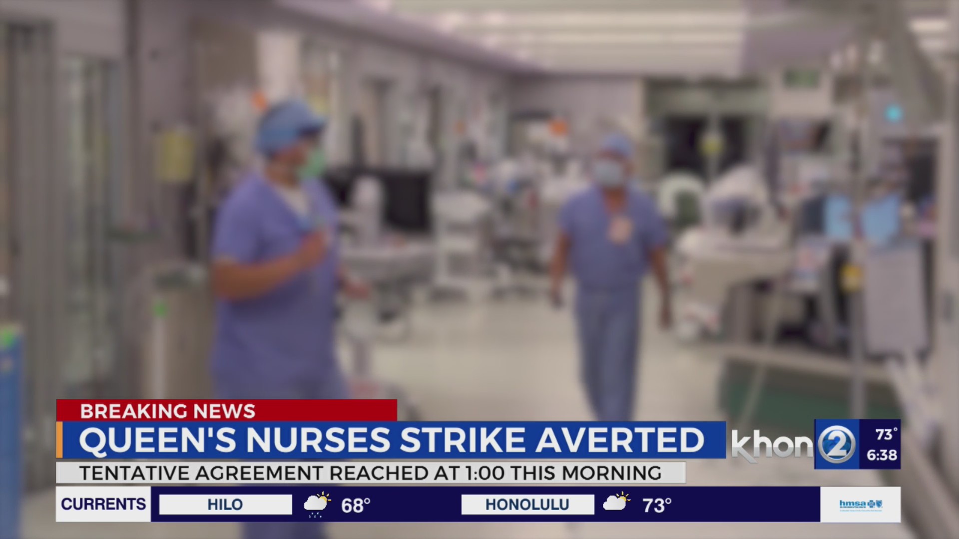 Strike is off! Queen’s nurses reach tentative agreement – KHON2