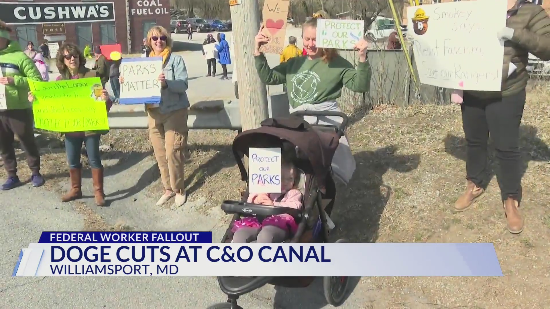 DOGE cuts at C&O Canal draw protests at National Park Service office ...