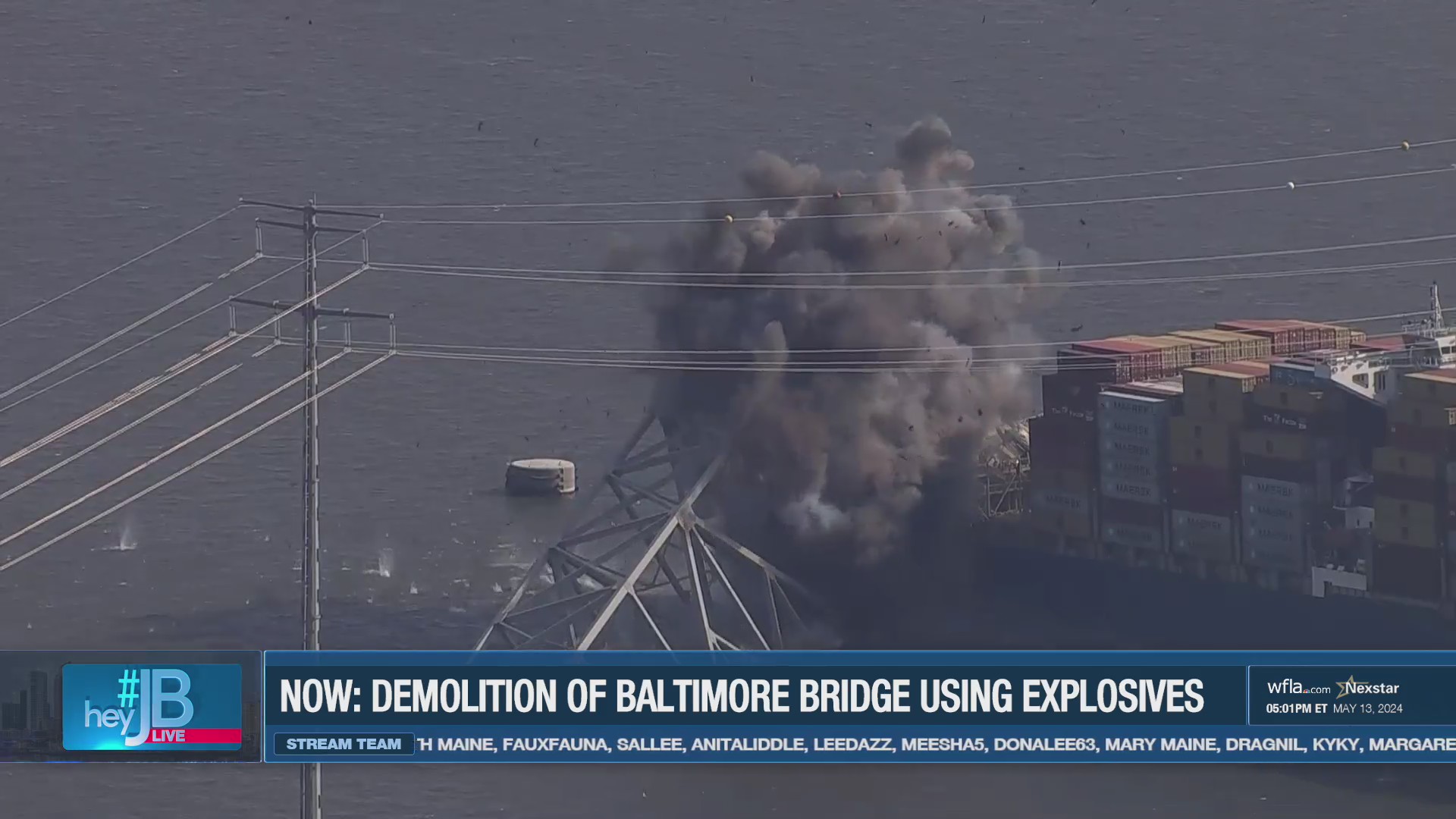Baltimore bridge demolition – WFLA