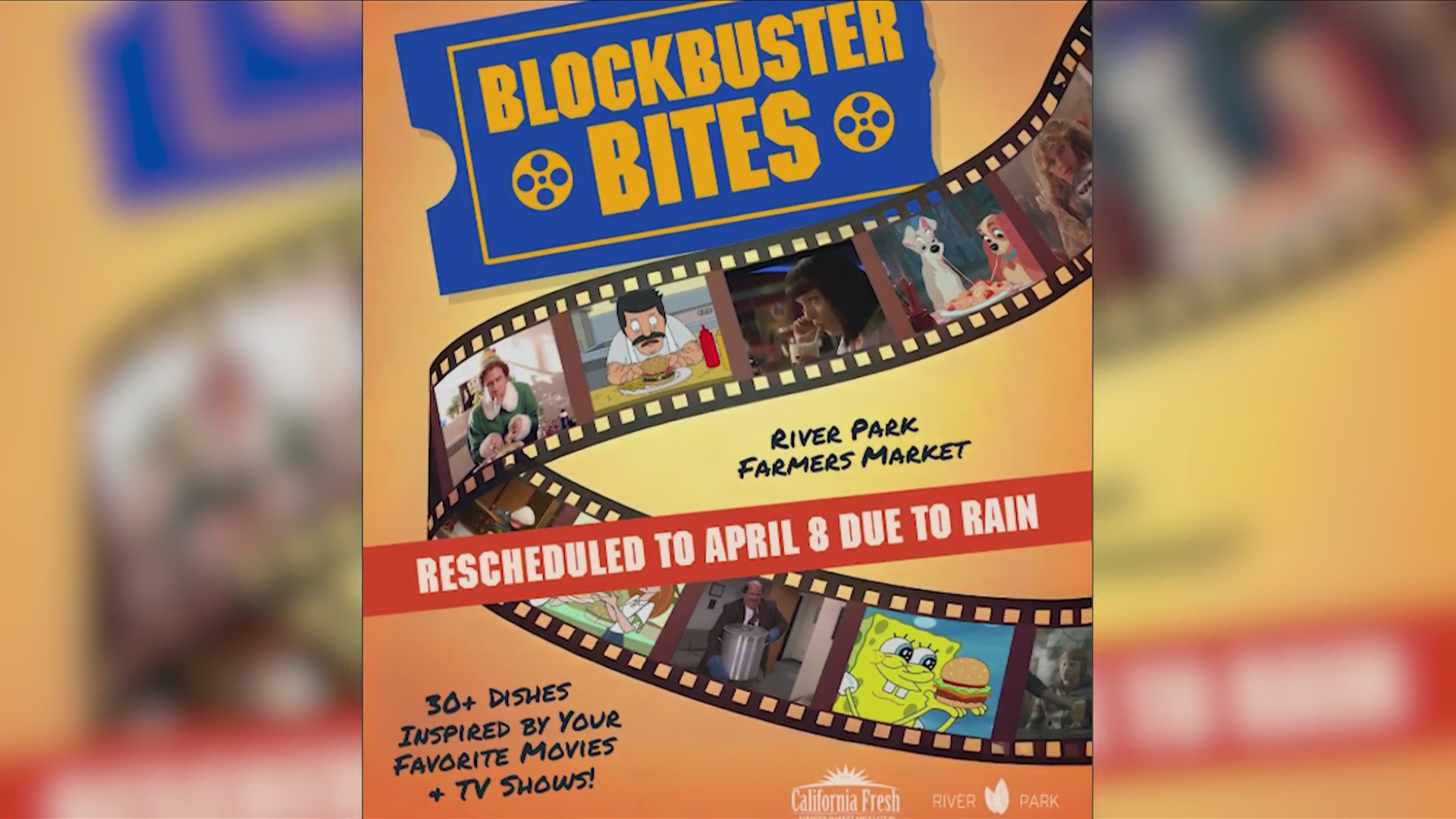 Blockbuster Bites event at River Park rescheduled – CBS47 and KSEE24 ...