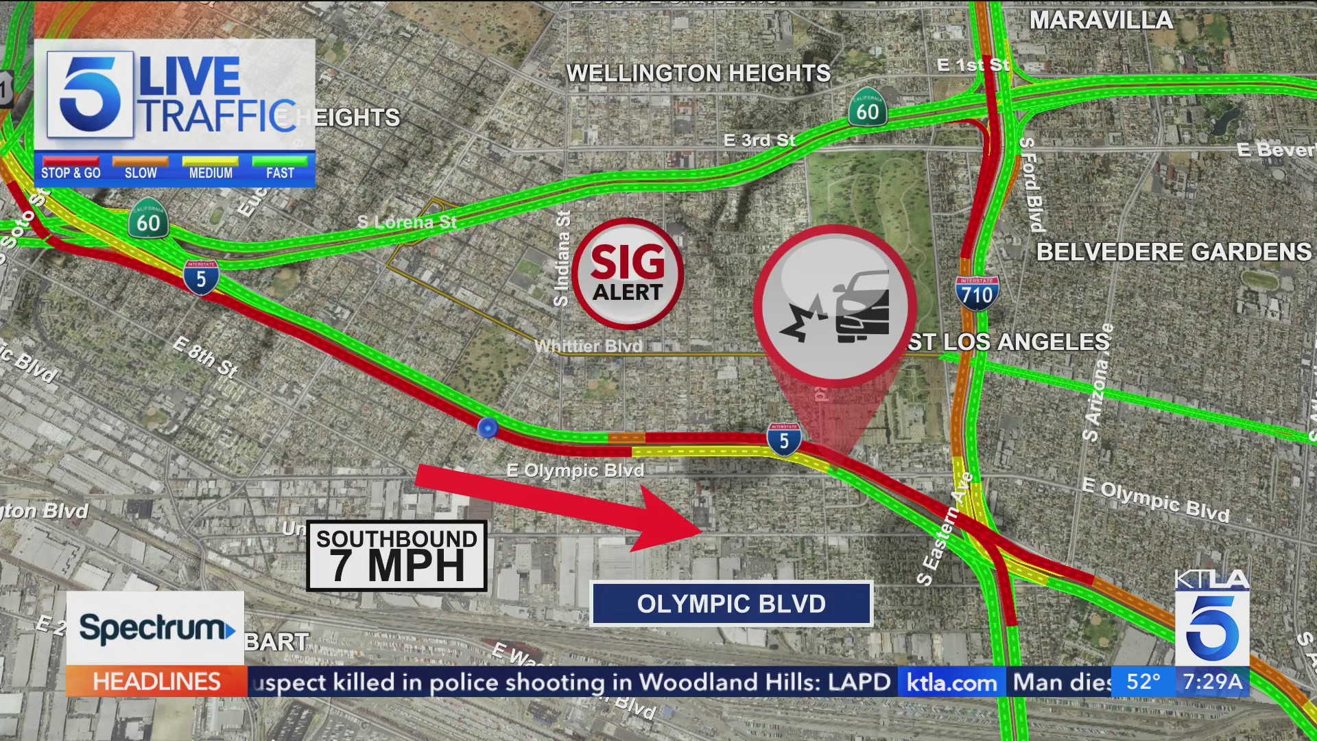 Crash leaves hundreds of Amazon packages on 5 Freeway in East L.A. – KTLA