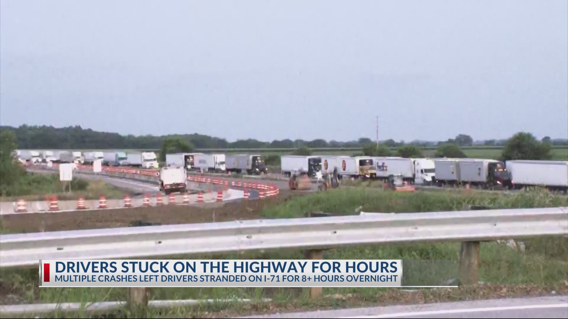 ‘It was miserable’: Crashes leave drivers stuck on I-71 for 8 hours ...