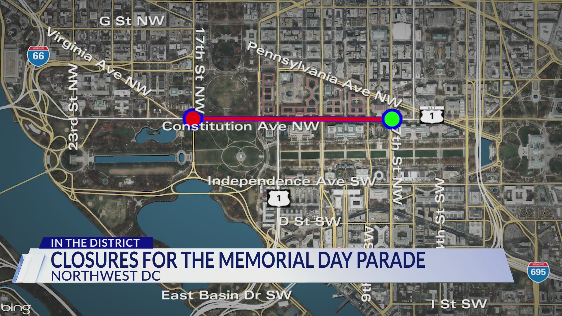 Road closures for Memorial Day parade in DC – DC News Now | DC ...