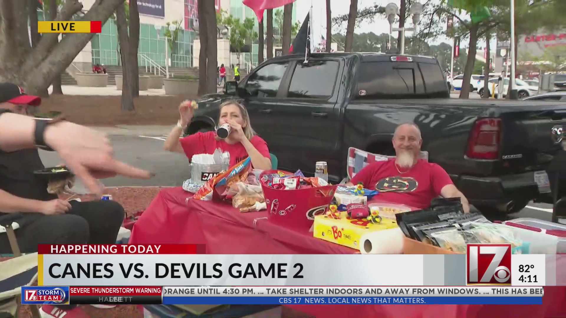 Canes vs. Devils tailgate – CBS17.com