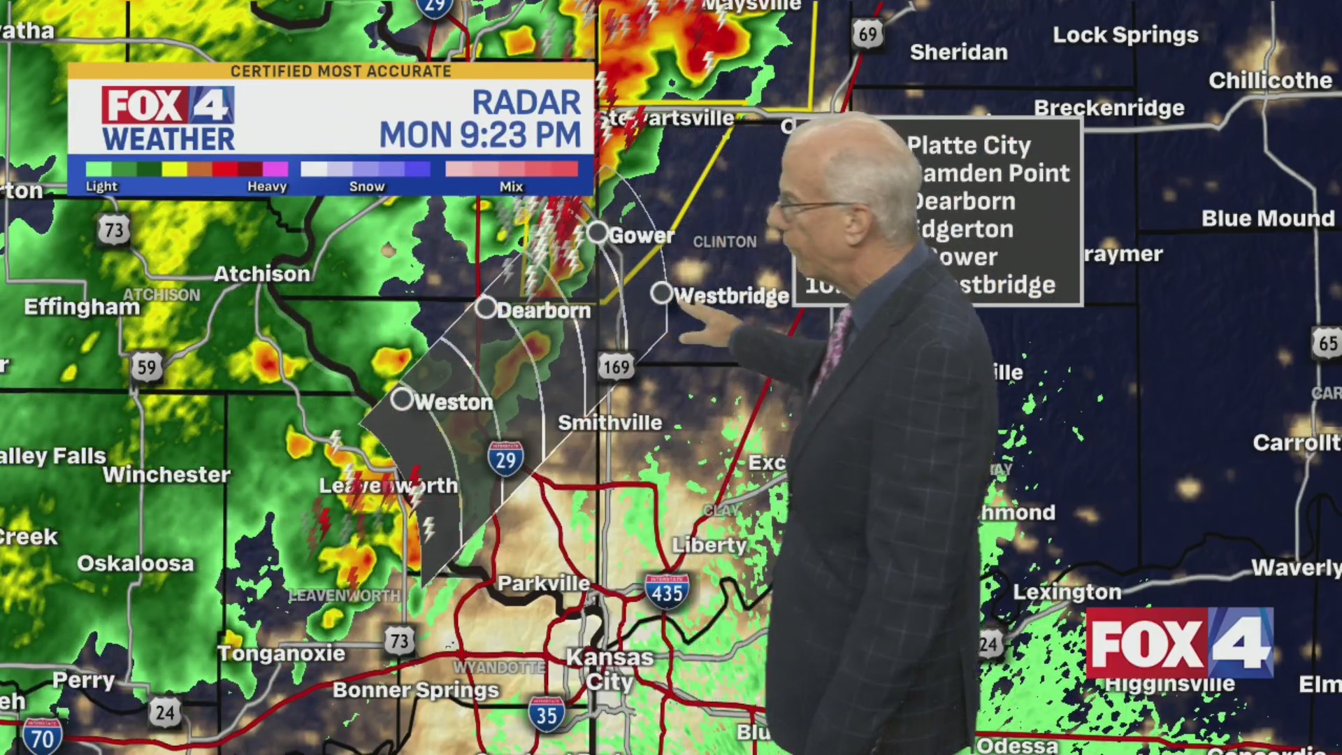 Monday night forecast – FOX 4 Kansas City WDAF-TV | News, Weather, Sports