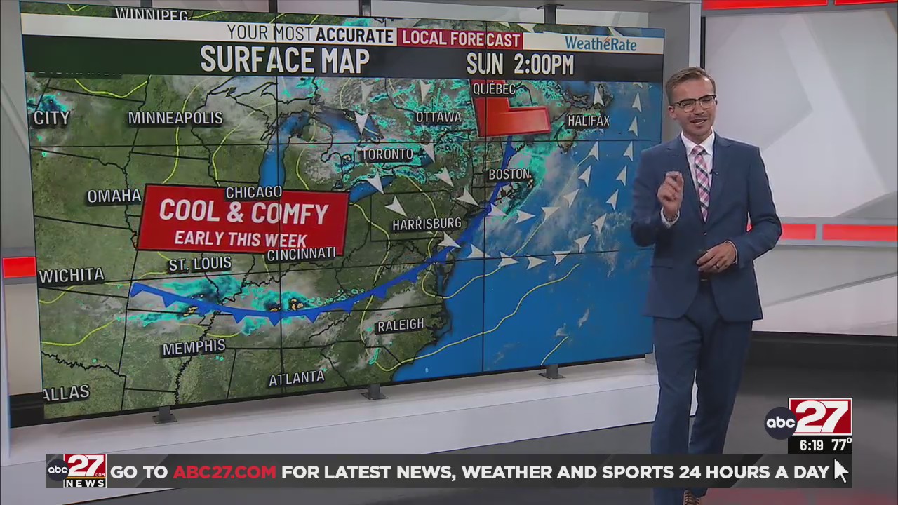 Michael’s Sunday Evening Forecast – ABC27