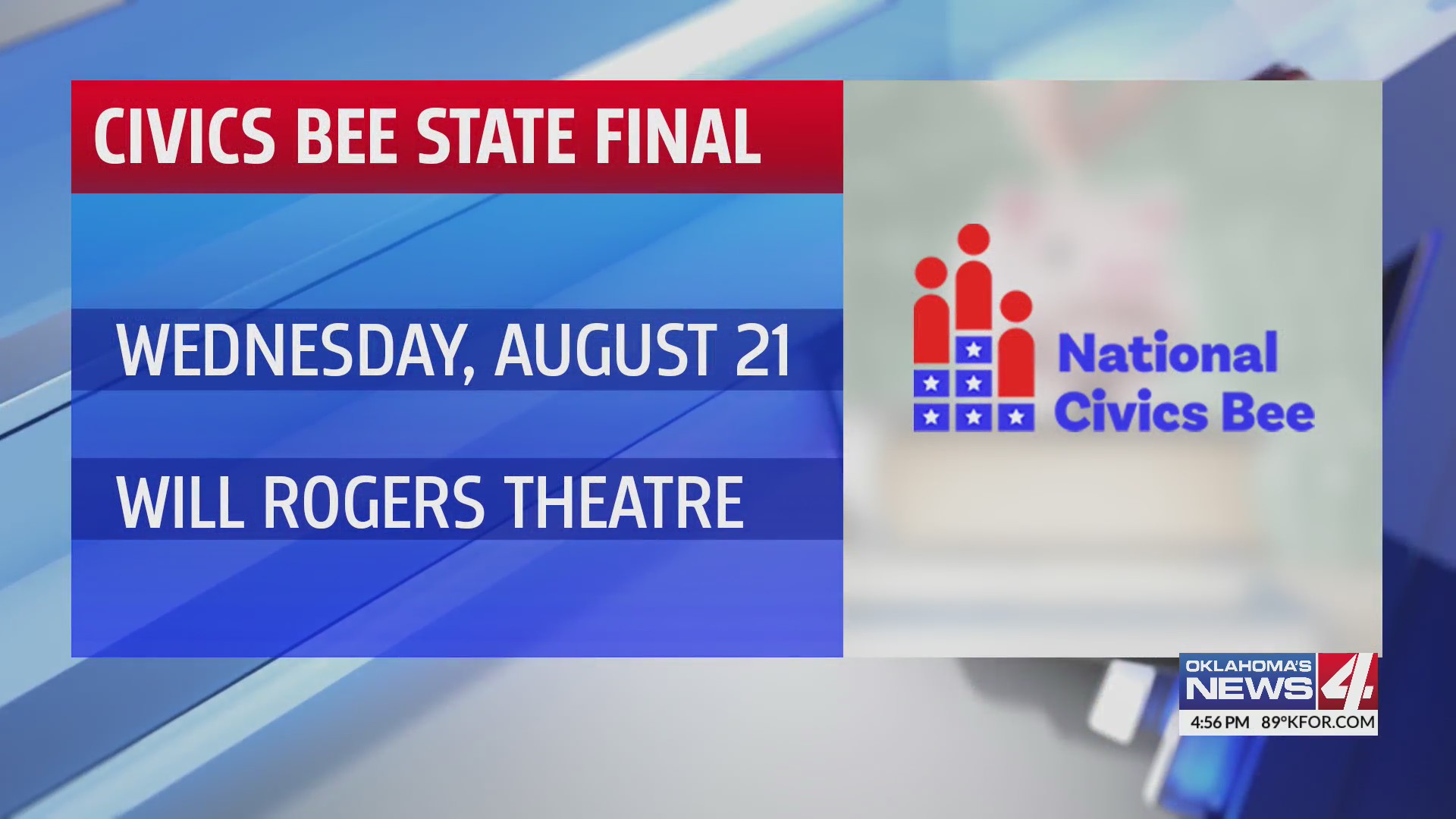 State Chamber hosting Civics Bee State Finals – KFOR.com Oklahoma City