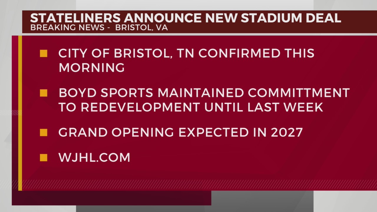 Bristol State Liners home stadium staying on Virginia side – WJHL | Tri ...