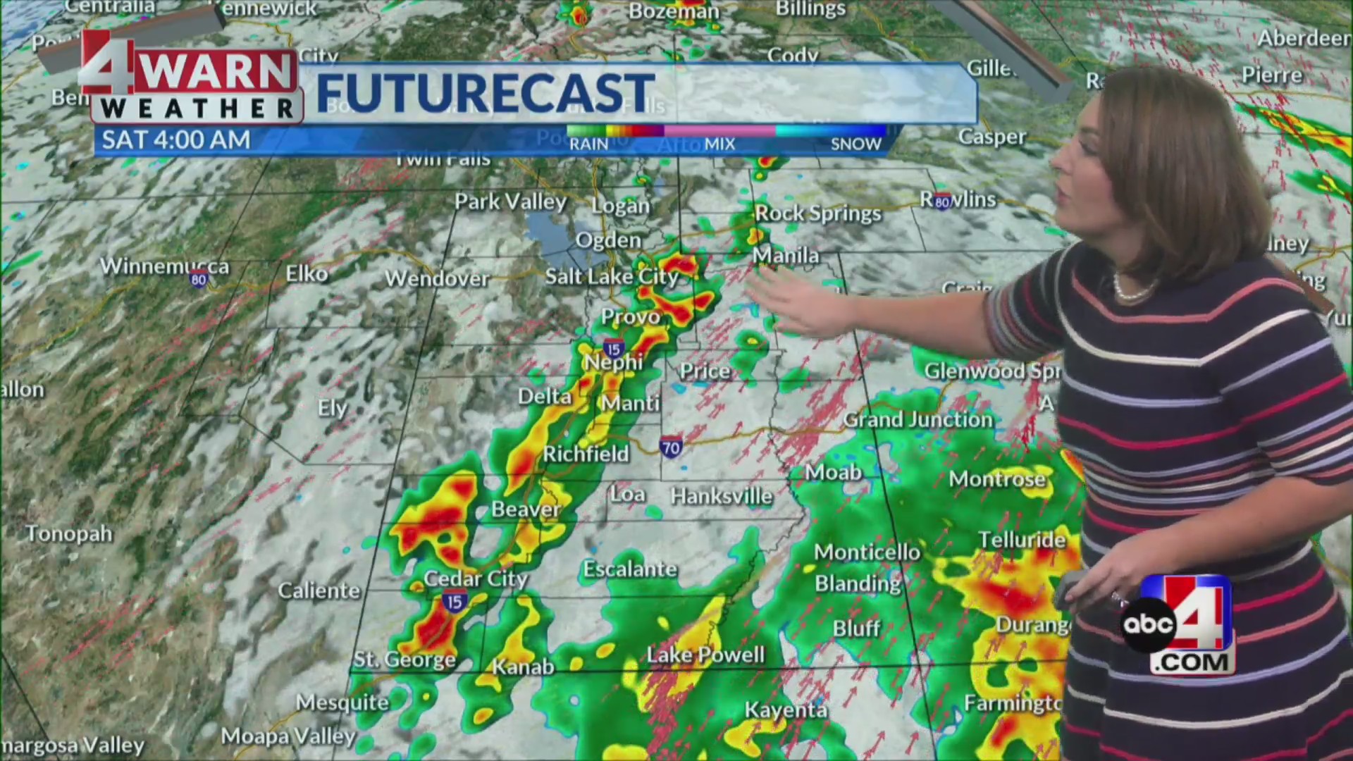 Periods of showers and storms continue throughout Utah – ABC4 Utah