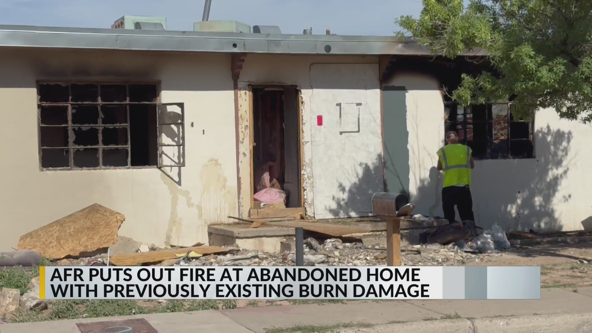 Fire at abandoned home in Albuquerque under investigation – KRQE NEWS ...