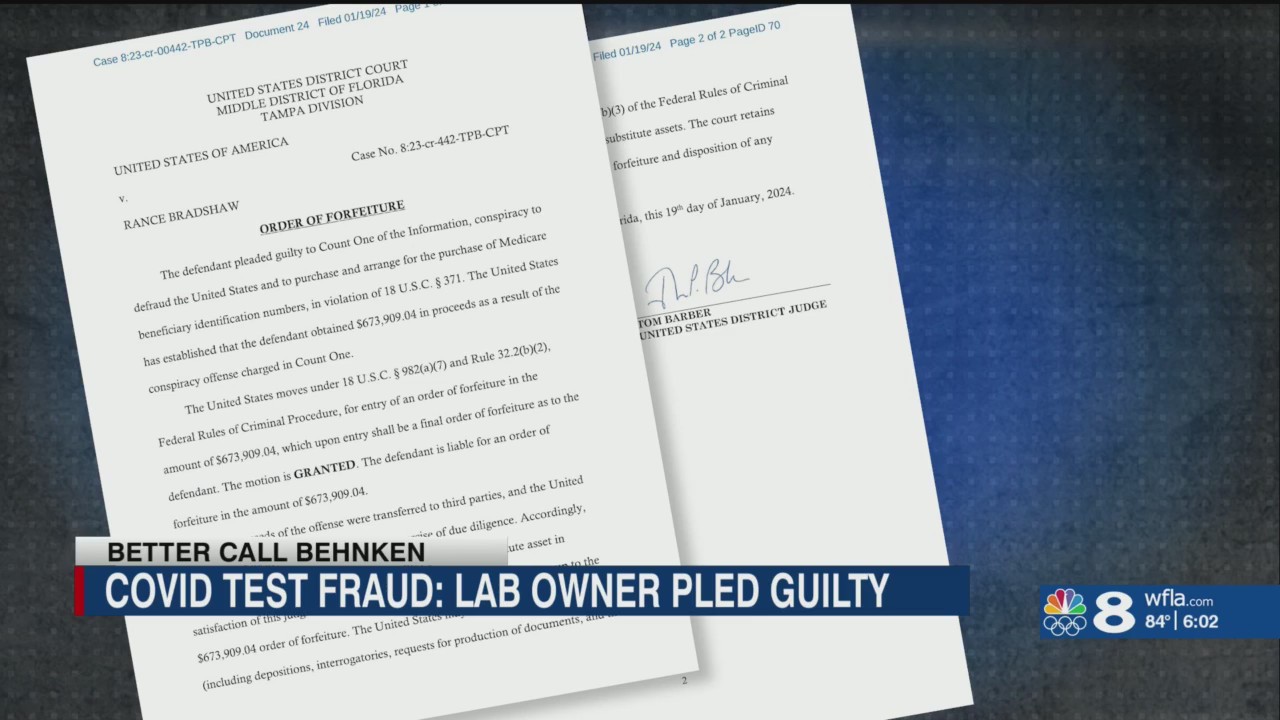 Pasco lab owner admits role in $3.2 million Medicare fraud involving ...