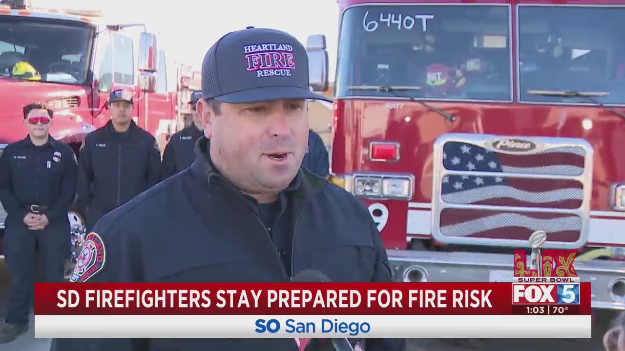Behind the scenes at a fire task force staging area in East County ...