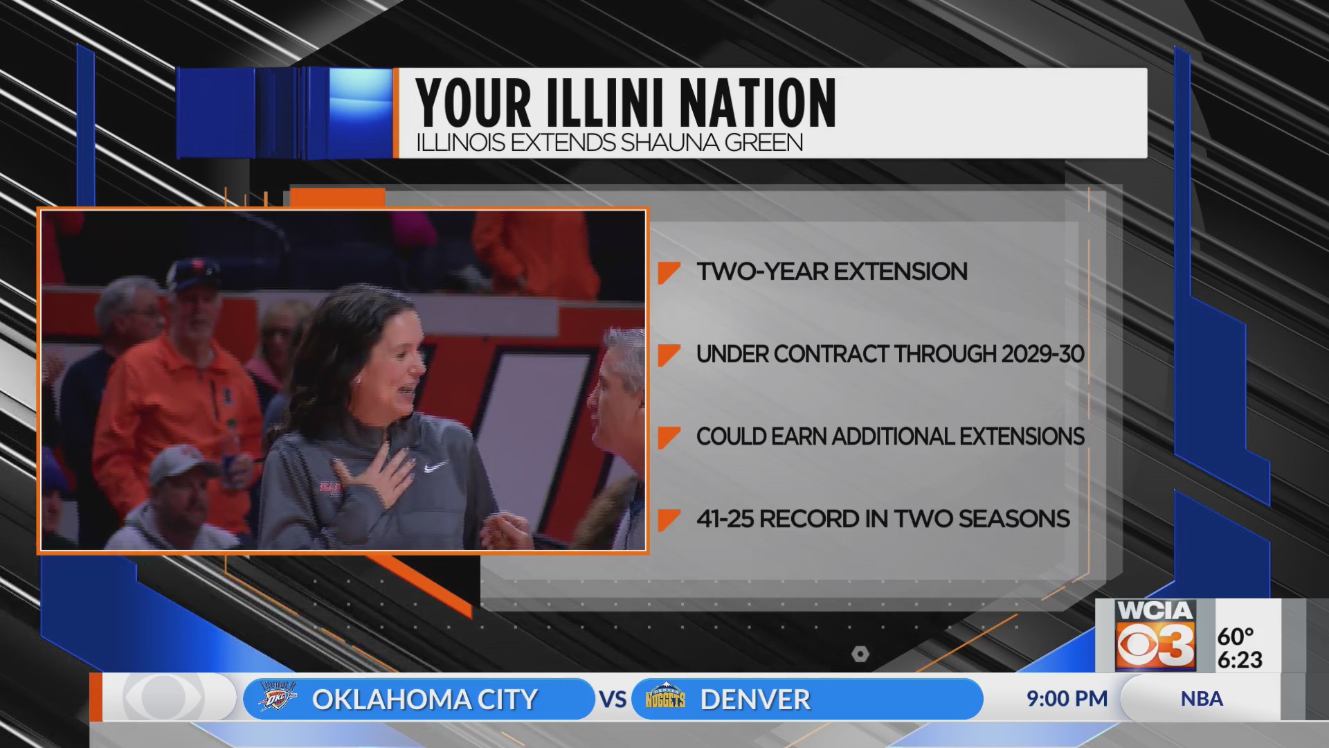 Shauna Green nets contract extension through 2030 – WCIA.com