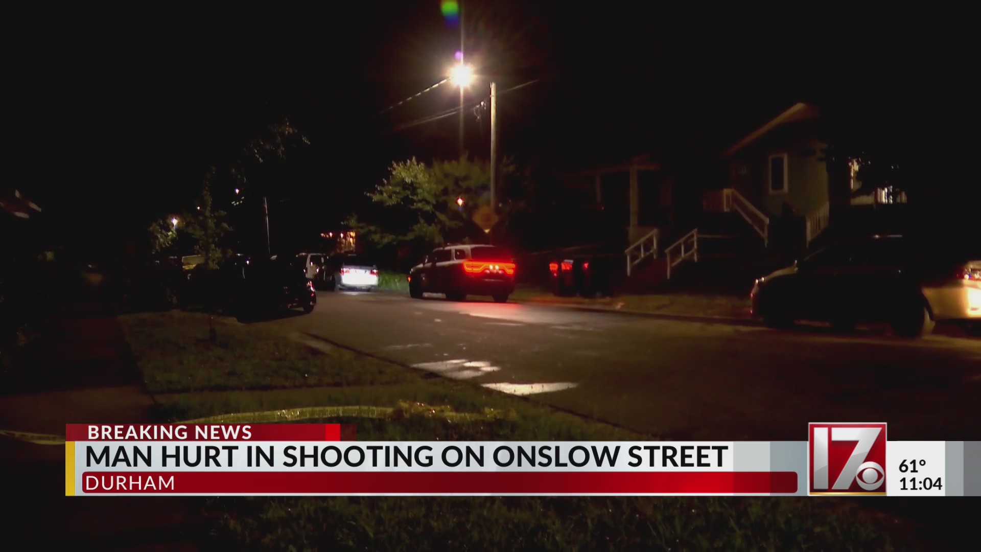 Man hurt in Durham shooting on Onslow Street – CBS17.com