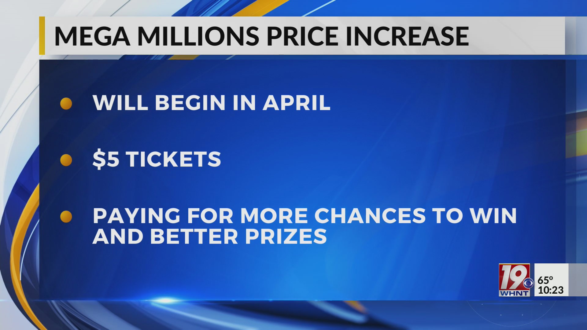 Mega Millions Price Increase | October 7, 2024 | News 19 at 10 p.m ...