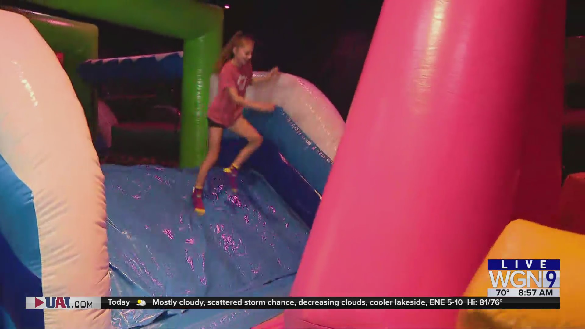 Around Town – Bouncy Games – WGN-TV