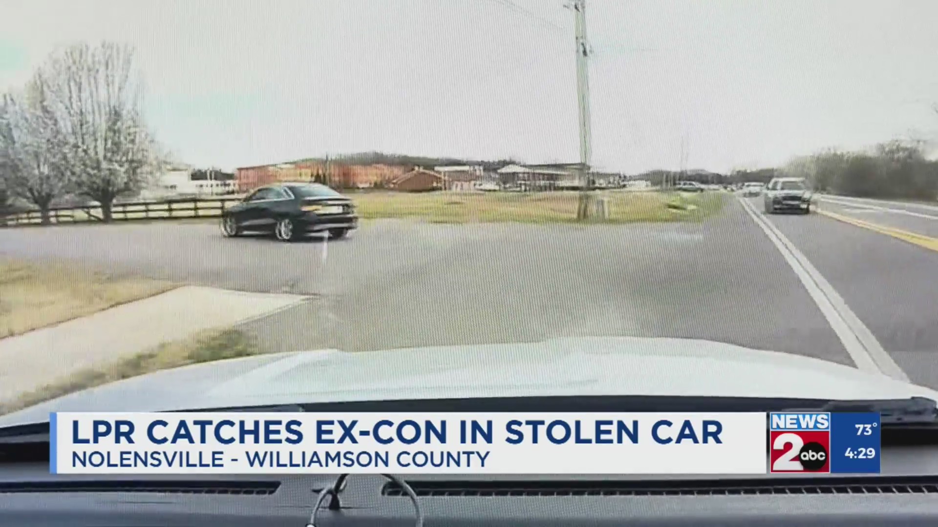 LPR system helps Nolensville police catch man in stolen car – WKRN News 2
