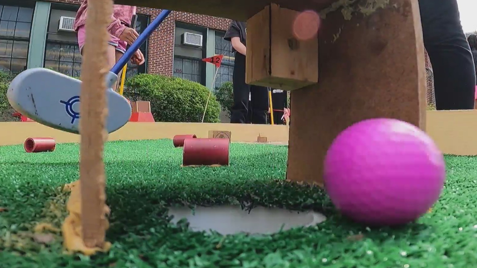 CPS STEAM students build mini-golf course with a hole-and-one approach ...