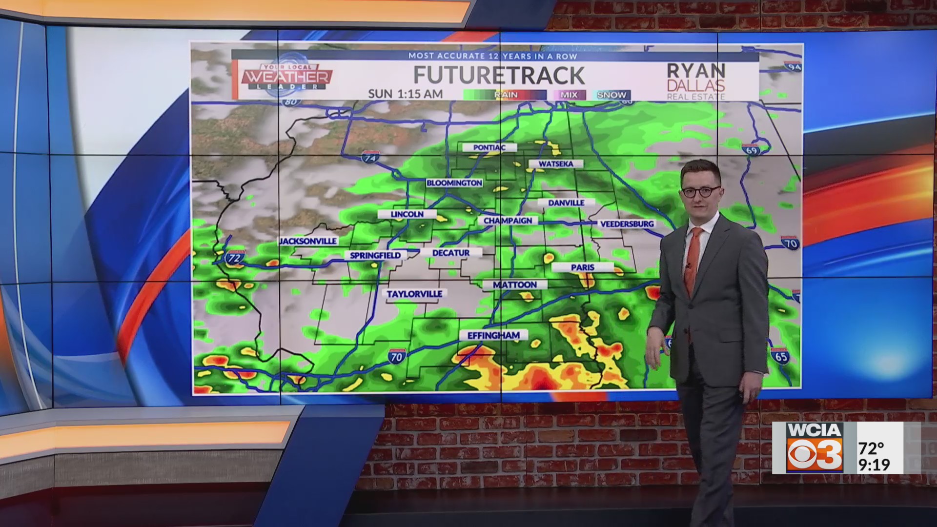 Weather Now: Saturday rain chances climbing – WCIA.com