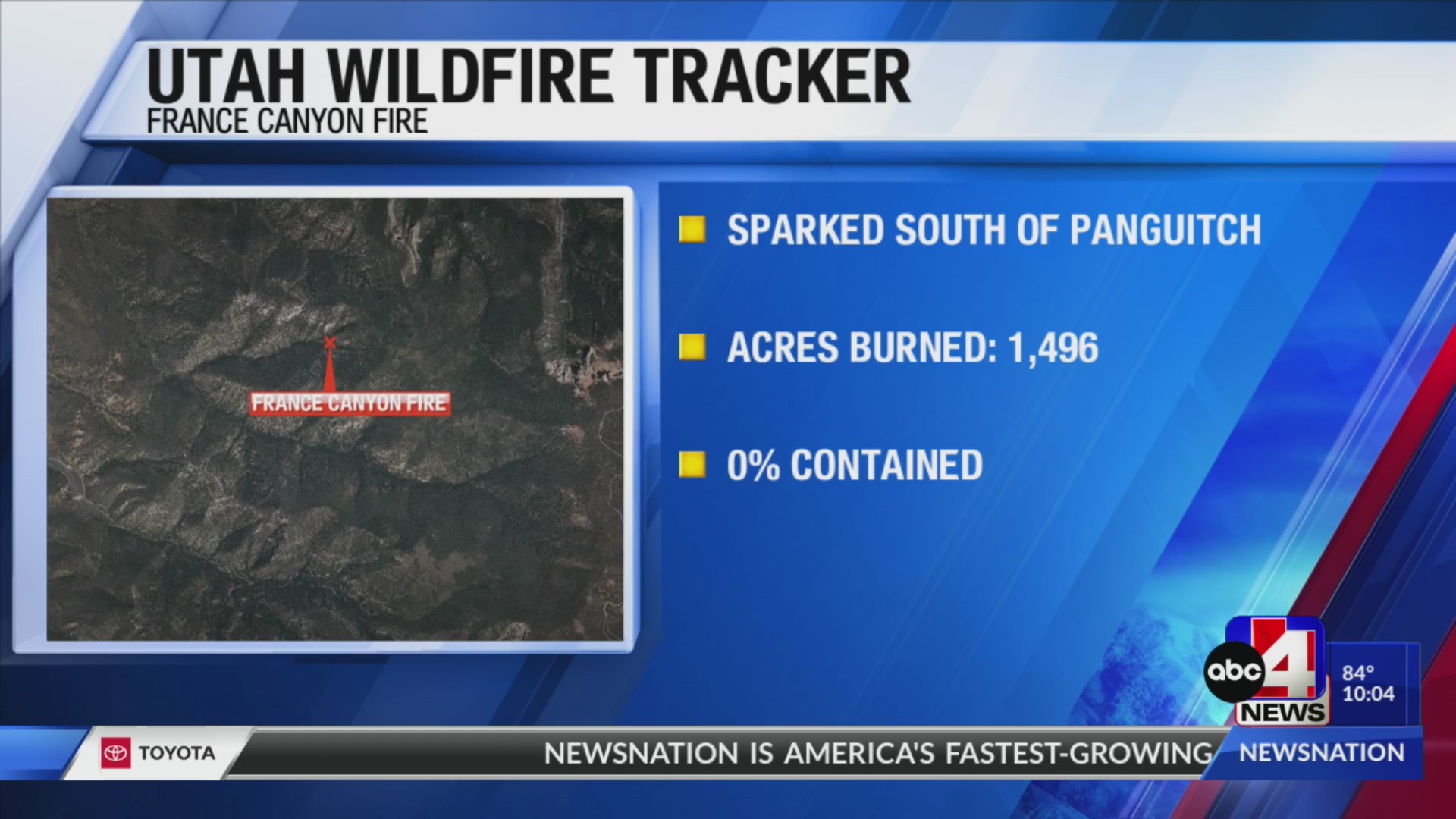 France Canyon fire continues to spread, ‘difficult terrain’ for crews ...