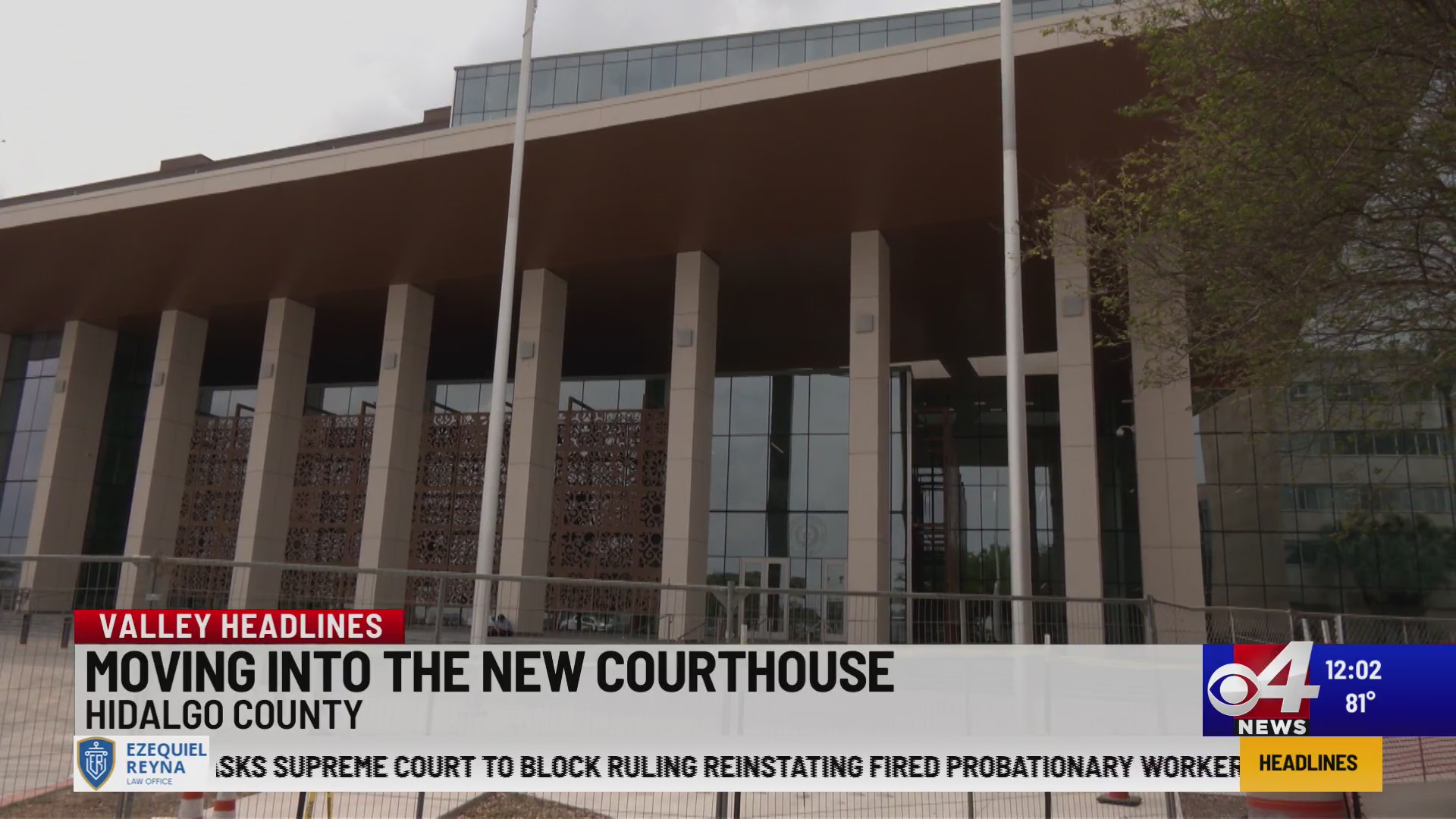 Move to new Hidalgo County Courthouse starts March 31 – KVEO-TV
