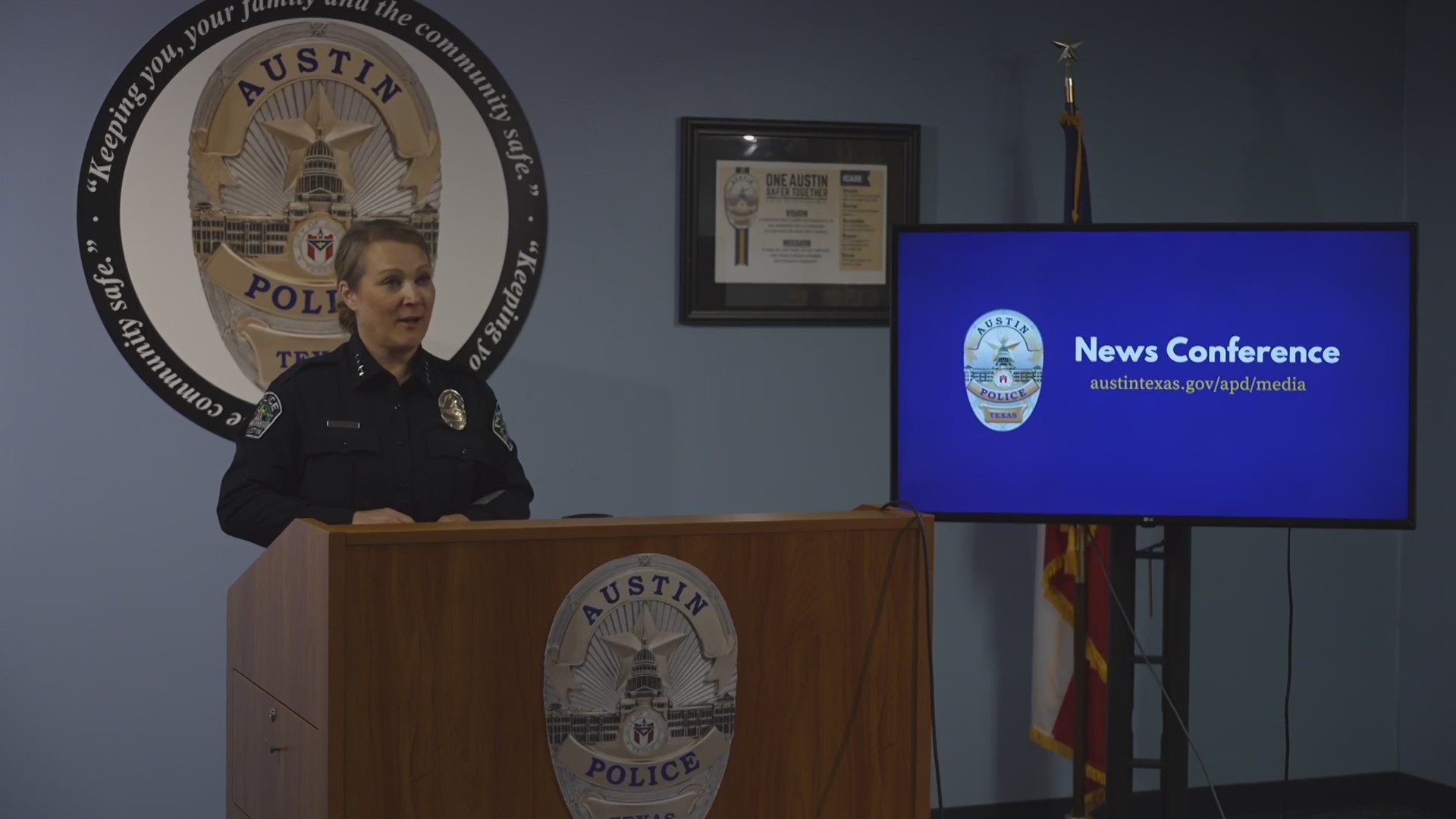 APD Police Chief Lisa Davis provides update on south Austin shooting ...