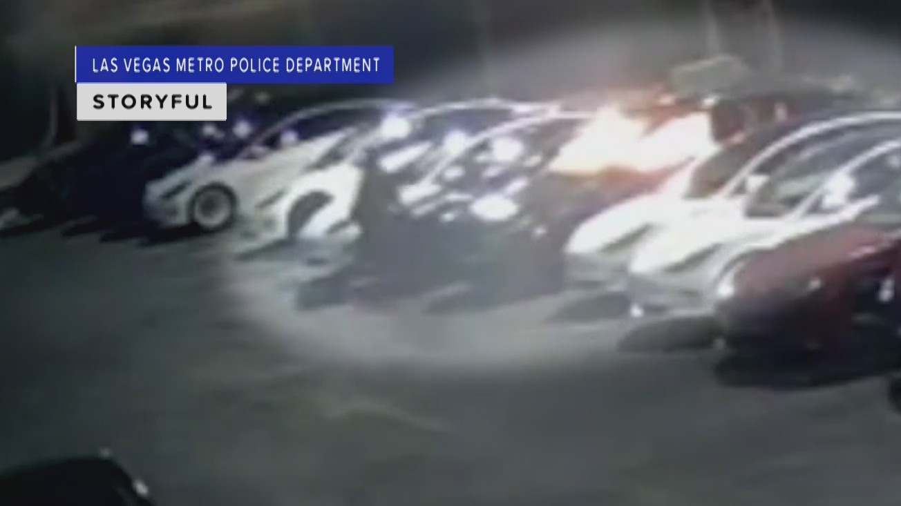 Las Vegas police arrest man in Tesla center attack | Morning in America ...
