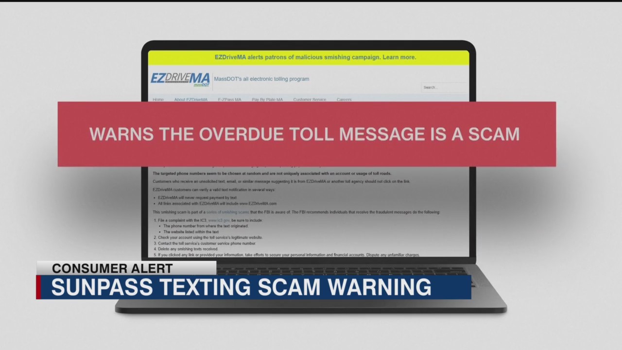 Law enforcement warns of SunPass texting scam – WFLA