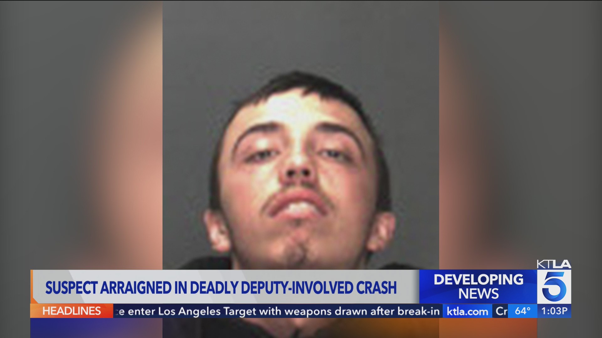 Suspect arraigned in crash that killed deputy – KTLA
