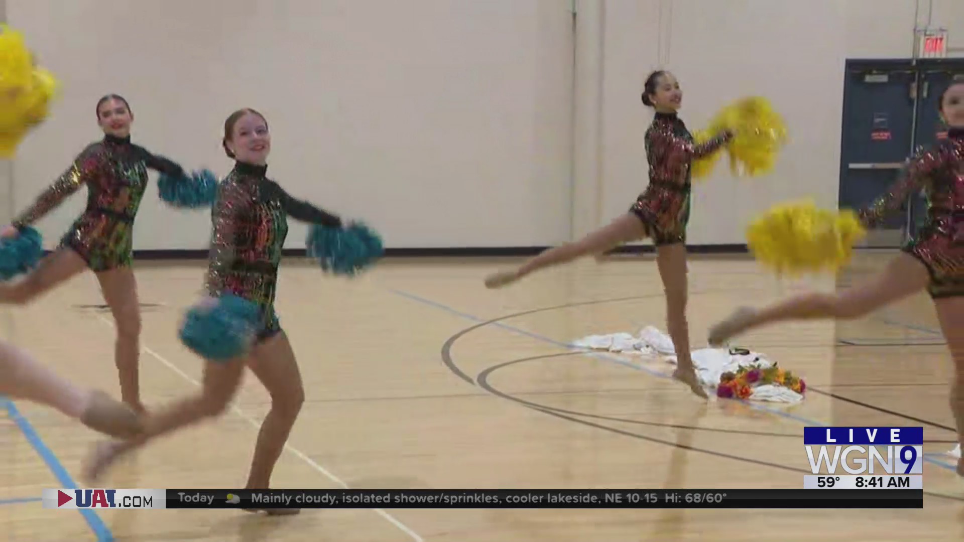 Around Town – The Twirling Twisters Baton Twirlers – WGN-TV
