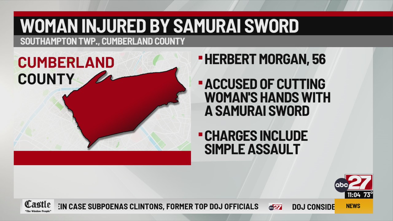 Troopers: Cumberland County man charged after samurai sword attack – ABC27
