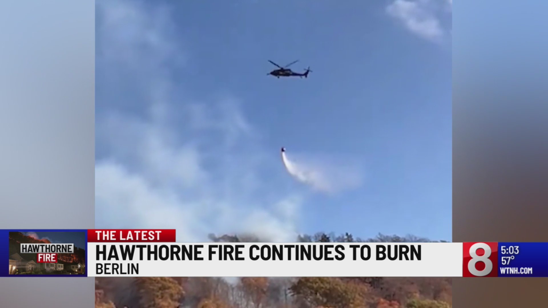 Hawthorne fire continues to burn in Berlin – WTNH.com