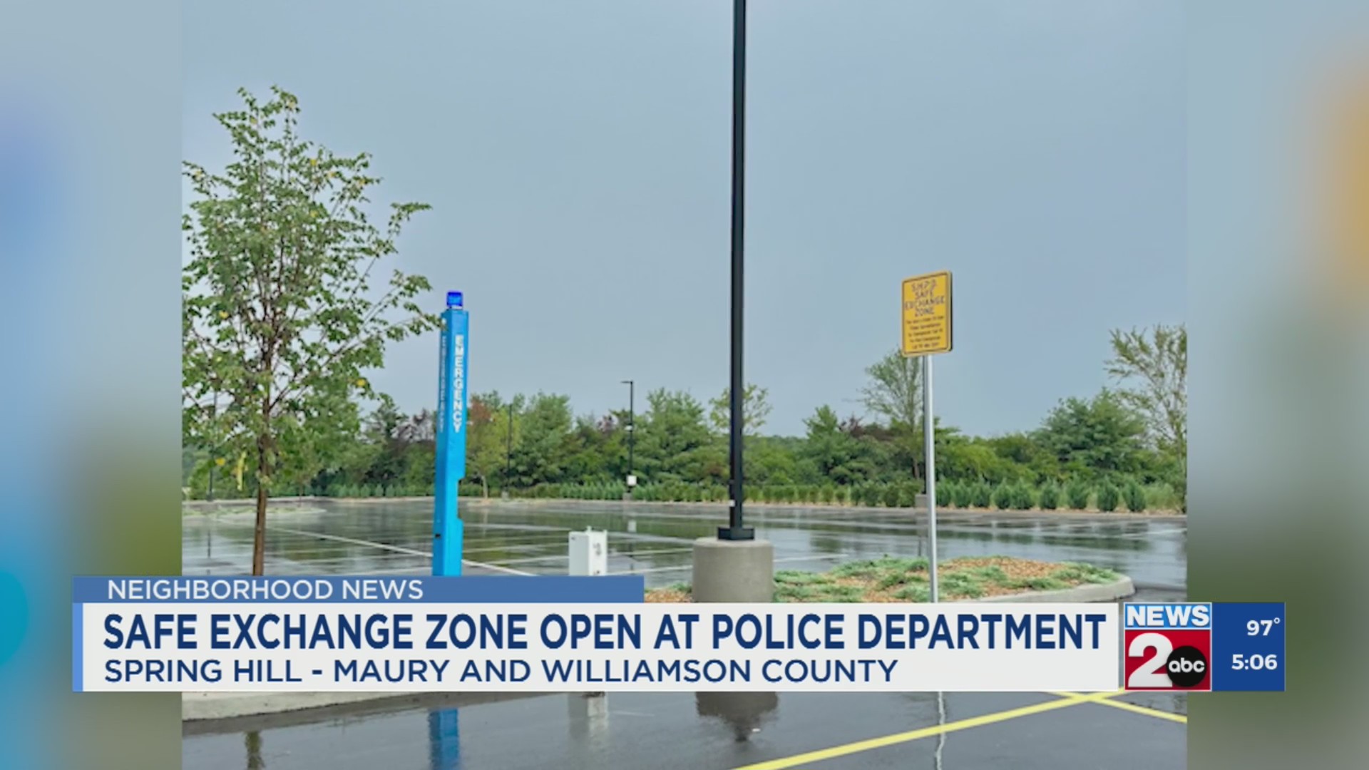 Safe exchange zone open at Spring Hill Police Department – WKRN News 2