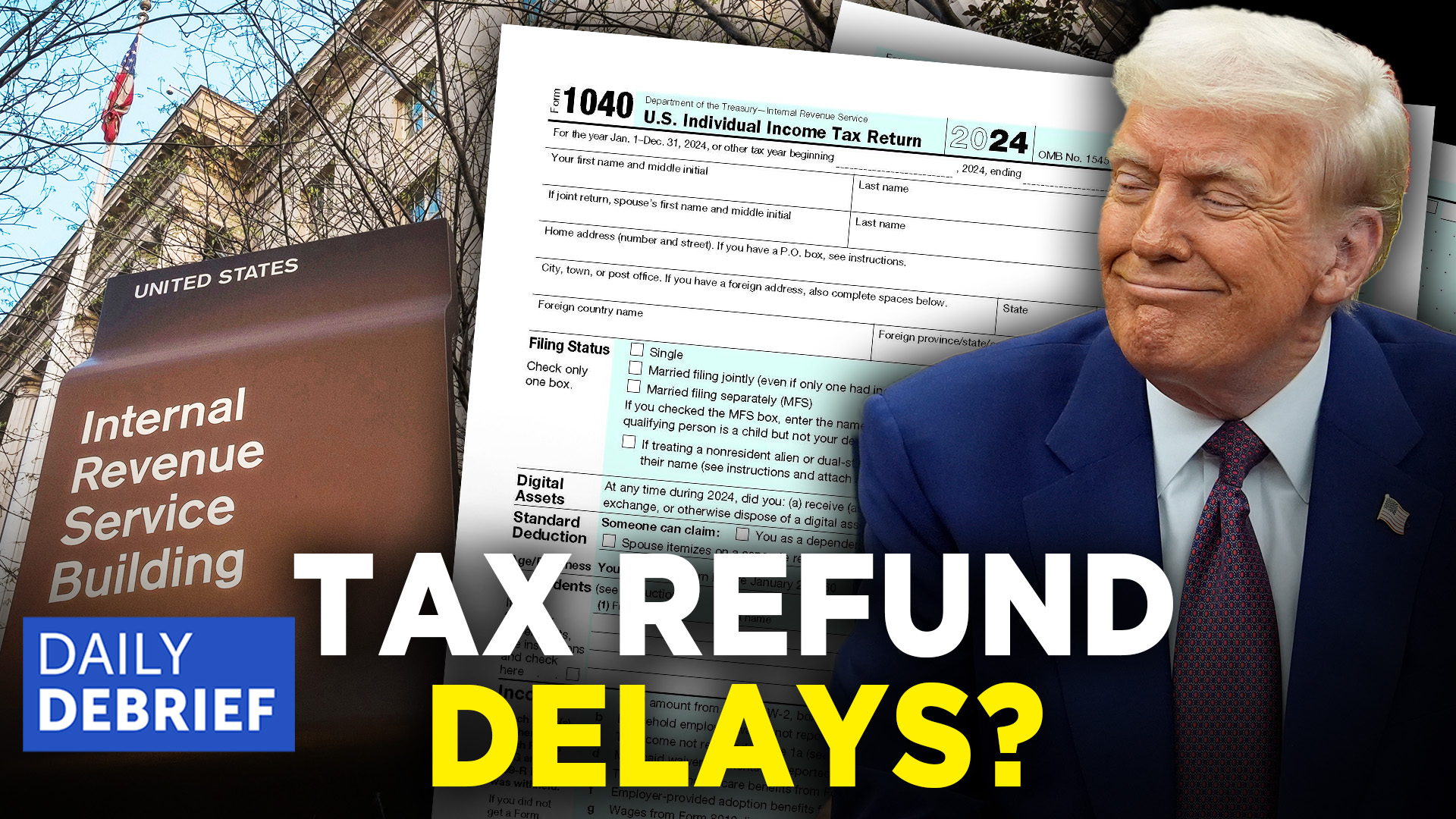 IRS PURGE: Trump Fires Thousands of Employees as Millions File Their ...