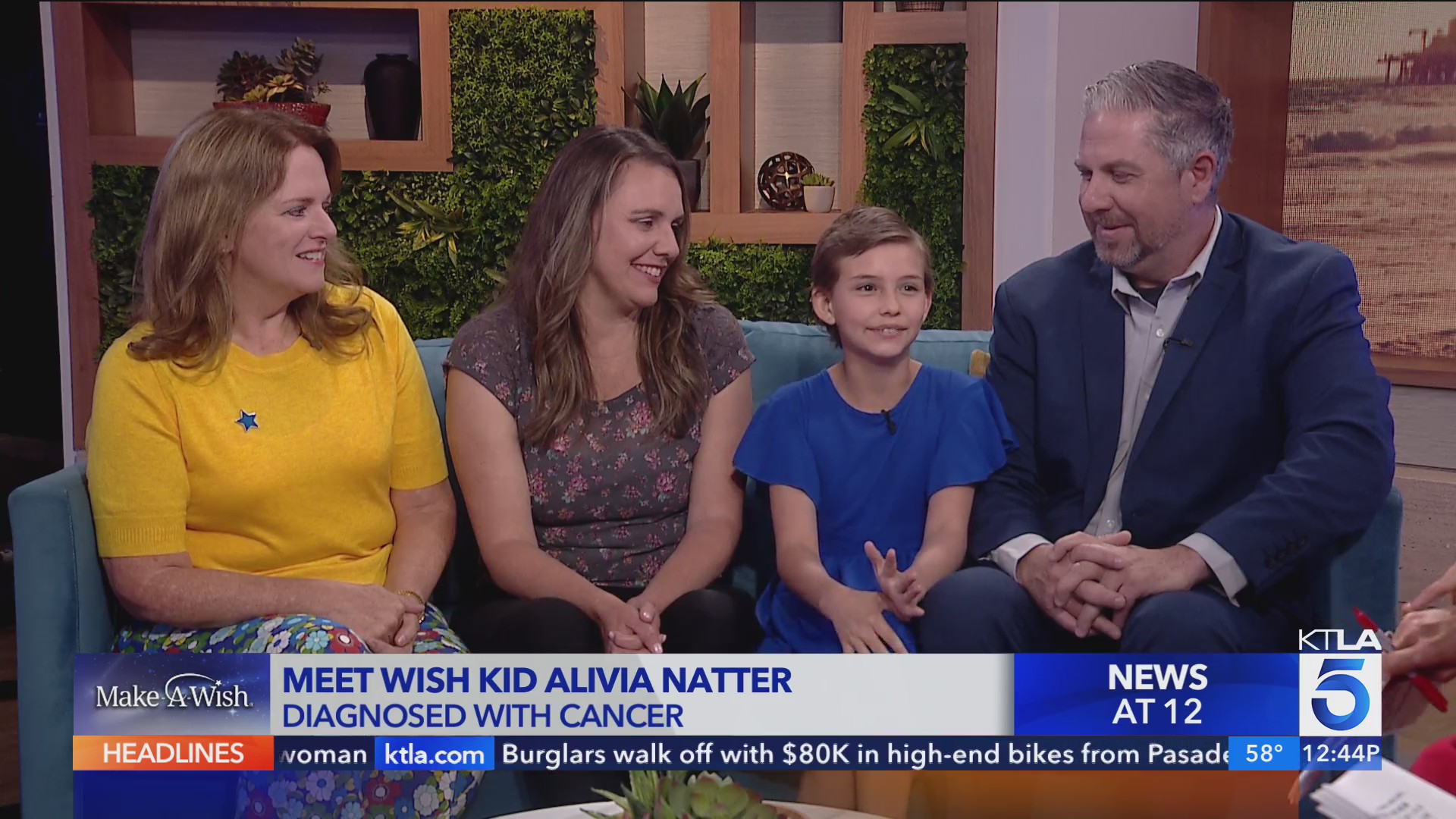 Make-A-Wish Wednesday: Meet wish kid Alivia Natter – KTLA