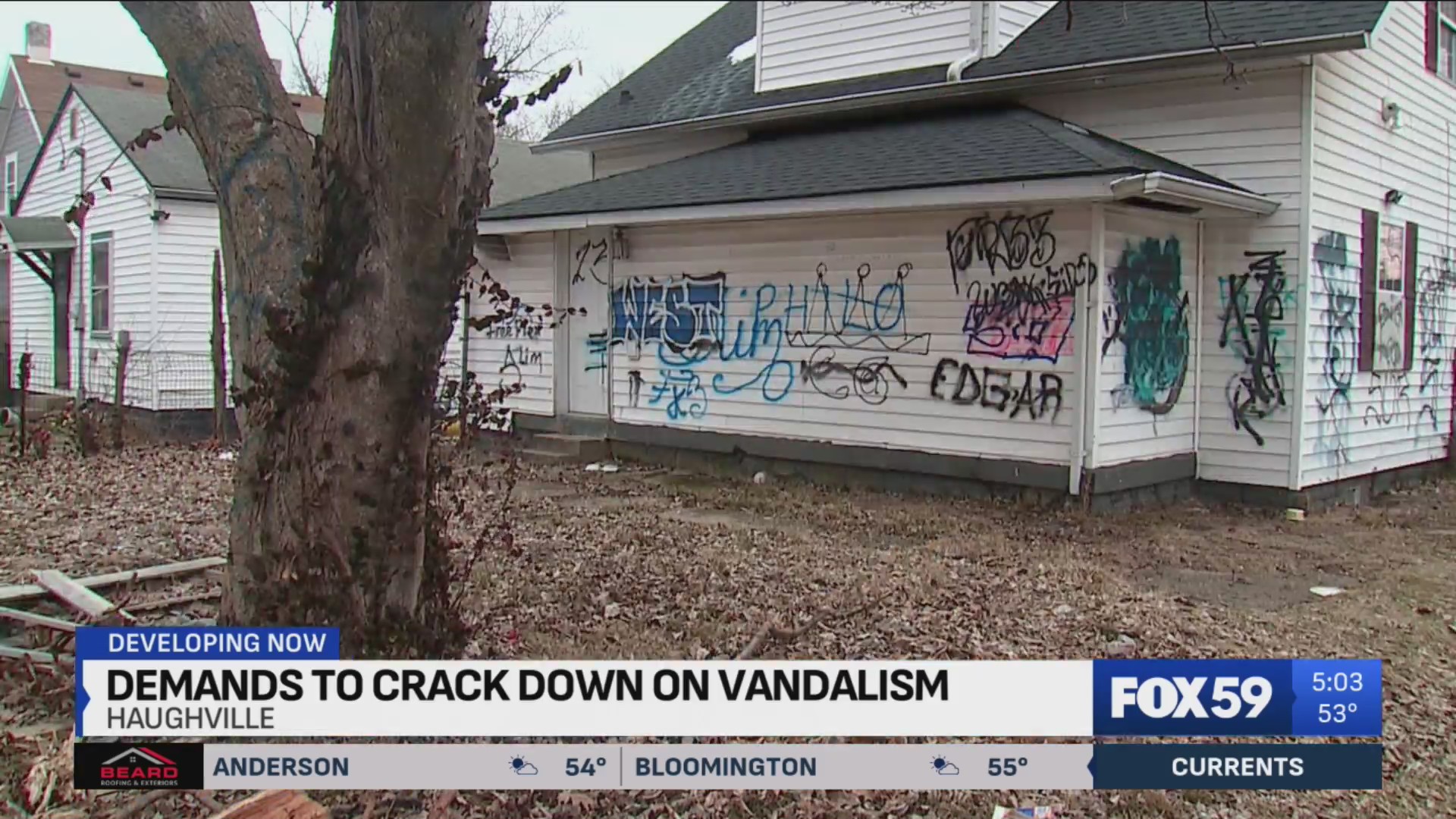 Haughville leaders fed up with a surge of graffiti in the near west ...