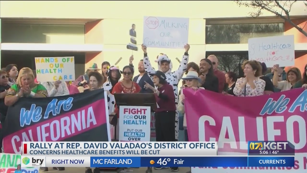 Community advocates rally at David Valadao’s office – KGET 17 News