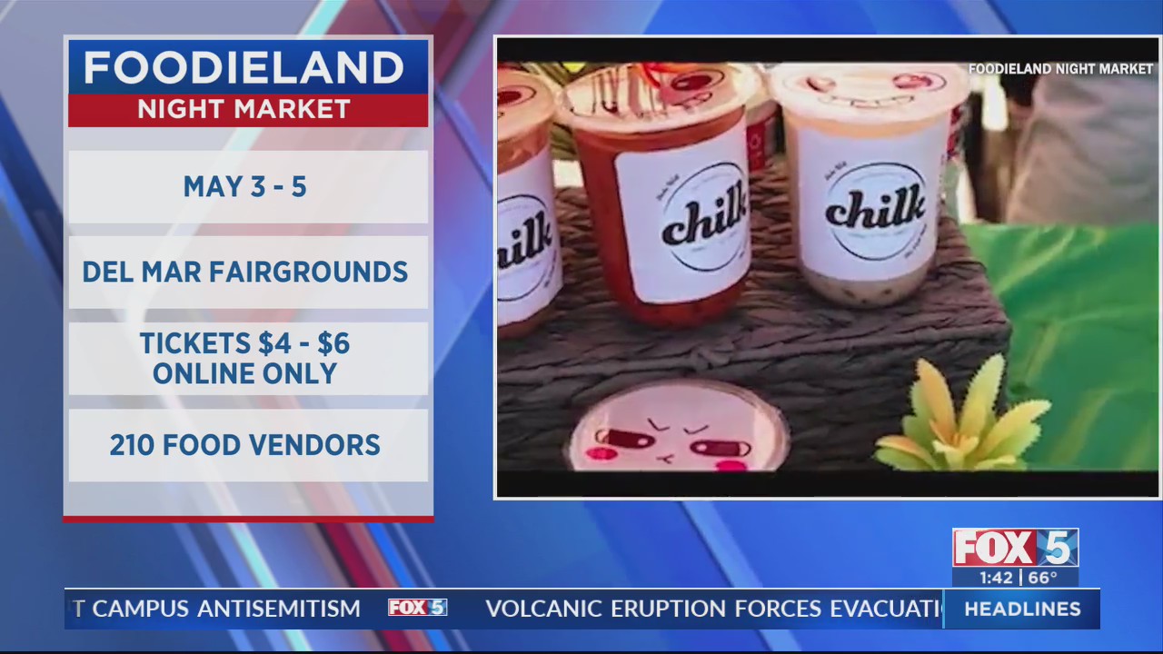 FoodieLand Night Market returns next month – FOX 5 San Diego & KUSI News