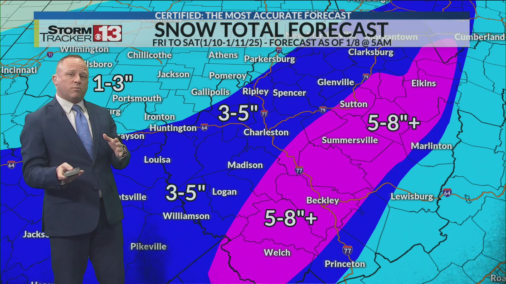 More SNOW for the weekend! – WOWK 13 News