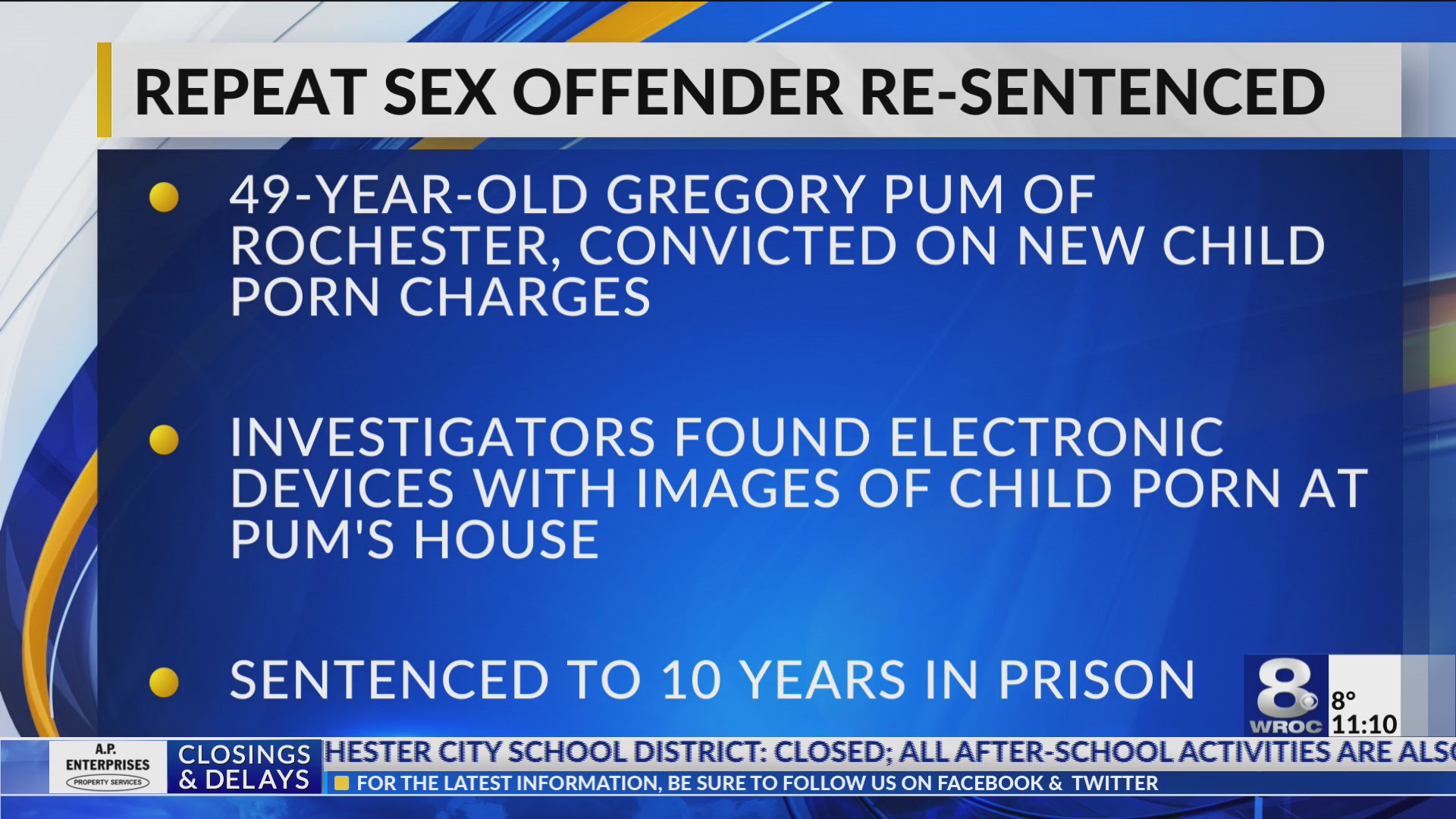 Repeat sex offender in Rochester headed to prison – RochesterFirst