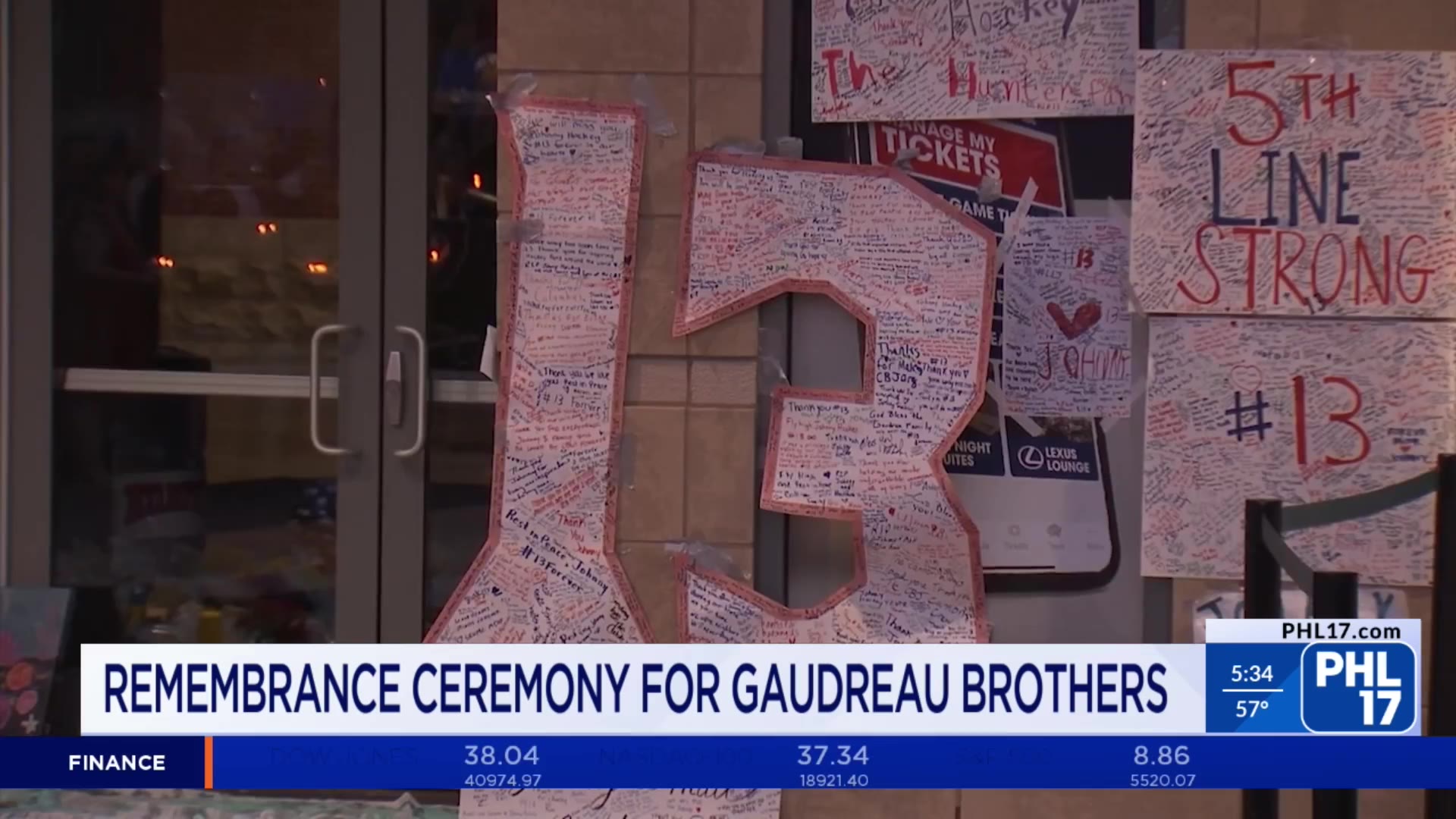 Blue Jackets fans, players remember Johnny and Matthew Gaudreau at a ...